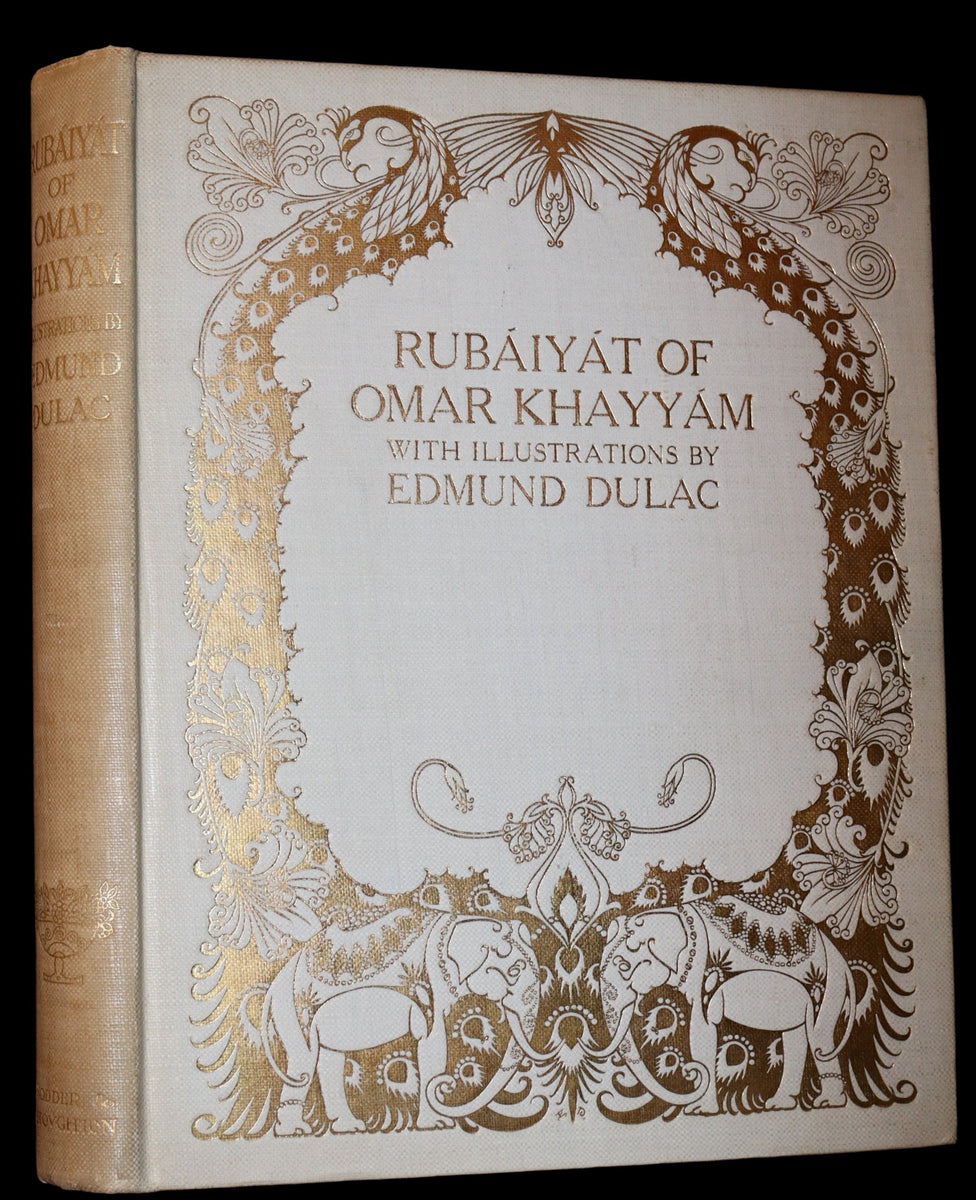 1909 Rare First Edition - RUBAIYAT of Omar Khayyam Illustrated By Edmu – MFLIBRA - Antique Books