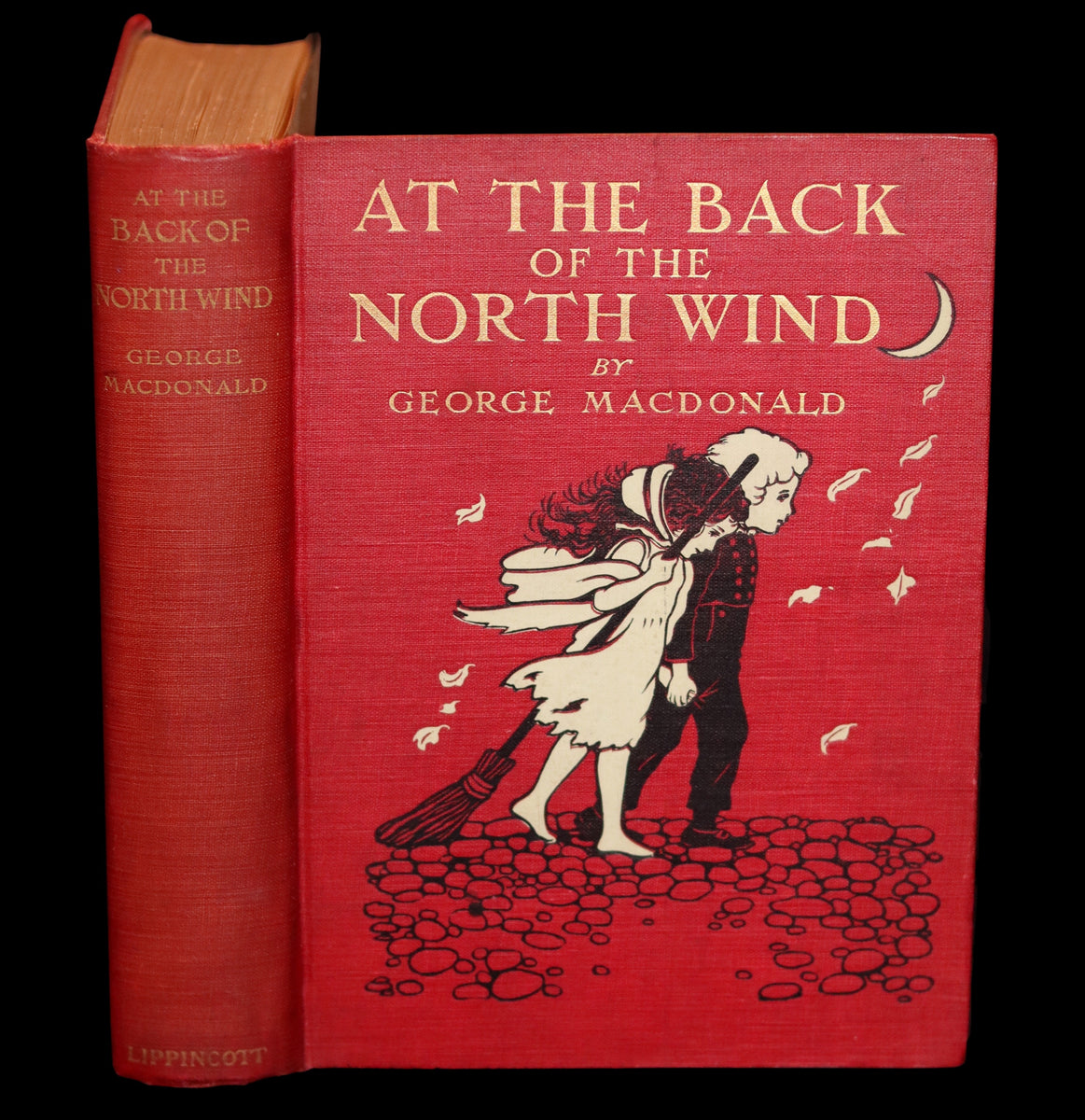 1909 Rare Book - AT THE BACK OF THE NORTH WIND. First Edition illustra ...