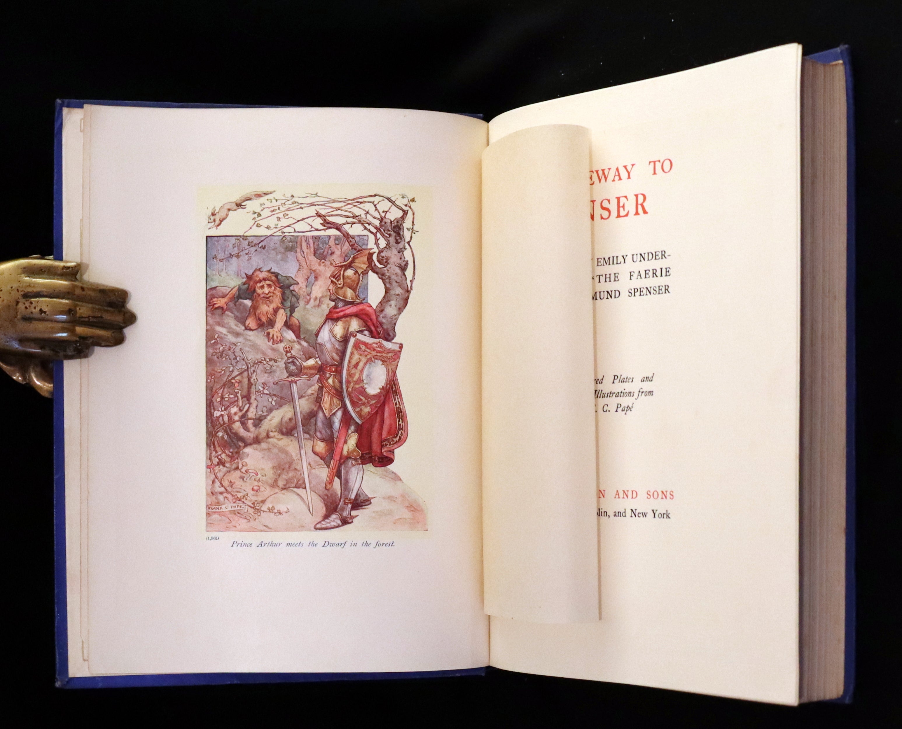 1910 First Edition illustrated by Frank C. Papé ~ The Gateway to Spens ...