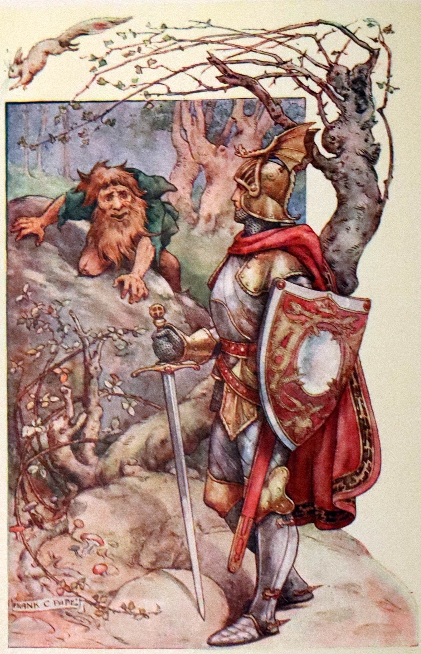 1910 First Edition illustrated by Frank C. Papé ~ The Gateway to Spens ...