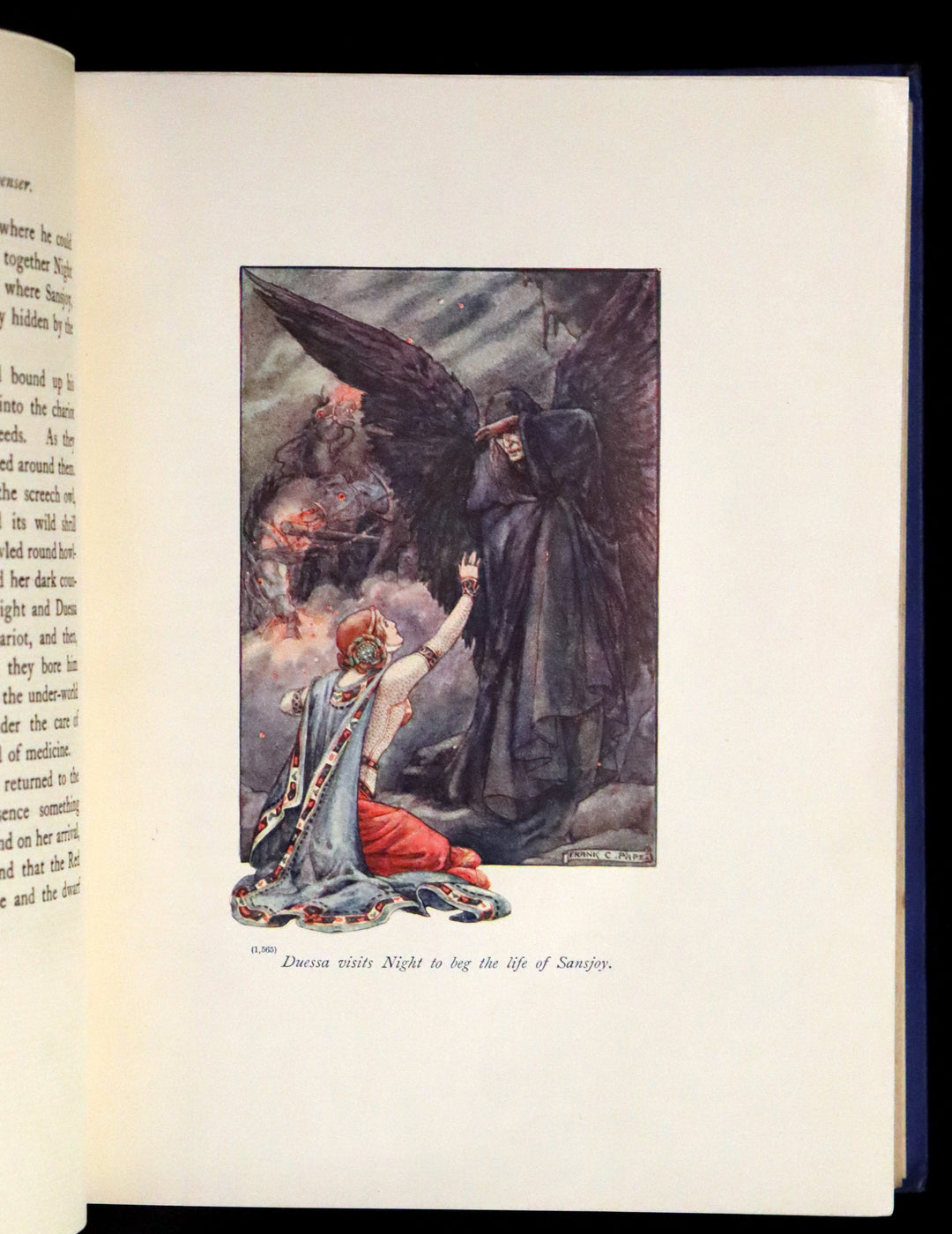 1910 First Edition illustrated by Frank C. Papé ~ The Gateway to Spens ...