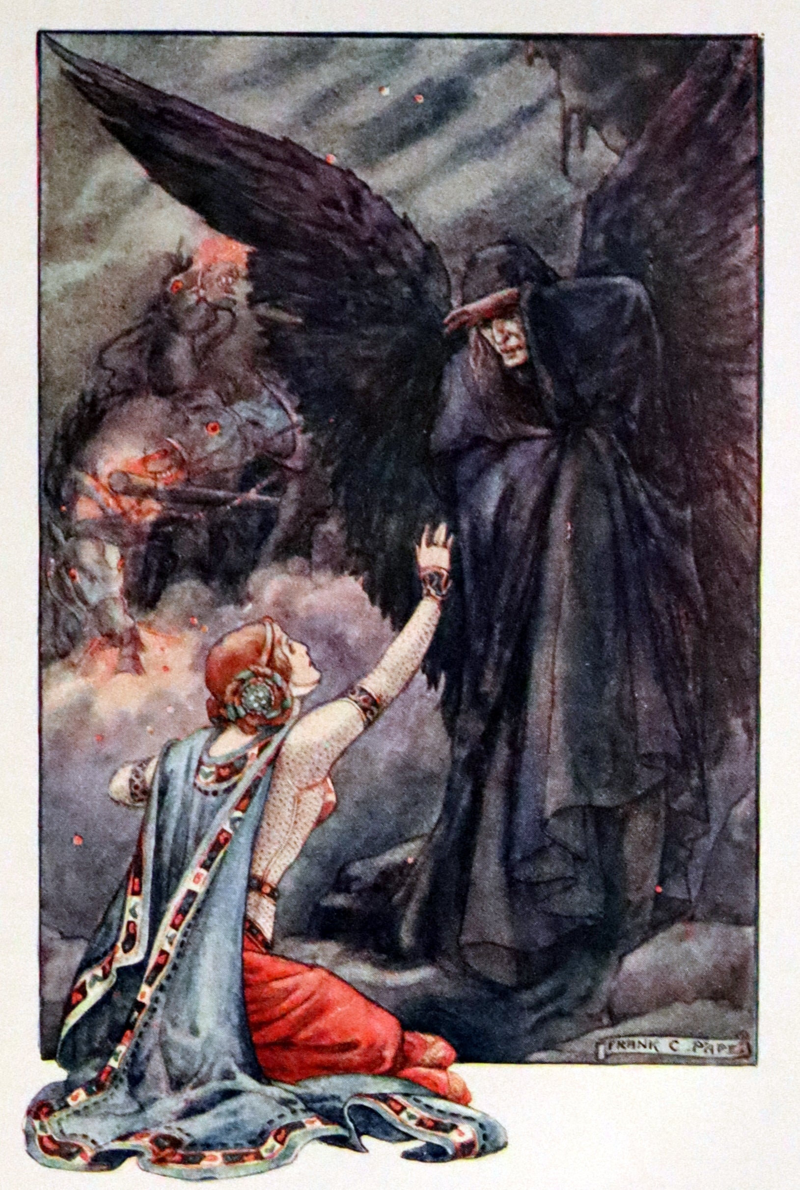 1910 First Edition illustrated by Frank C. Papé ~ The Gateway to Spens ...