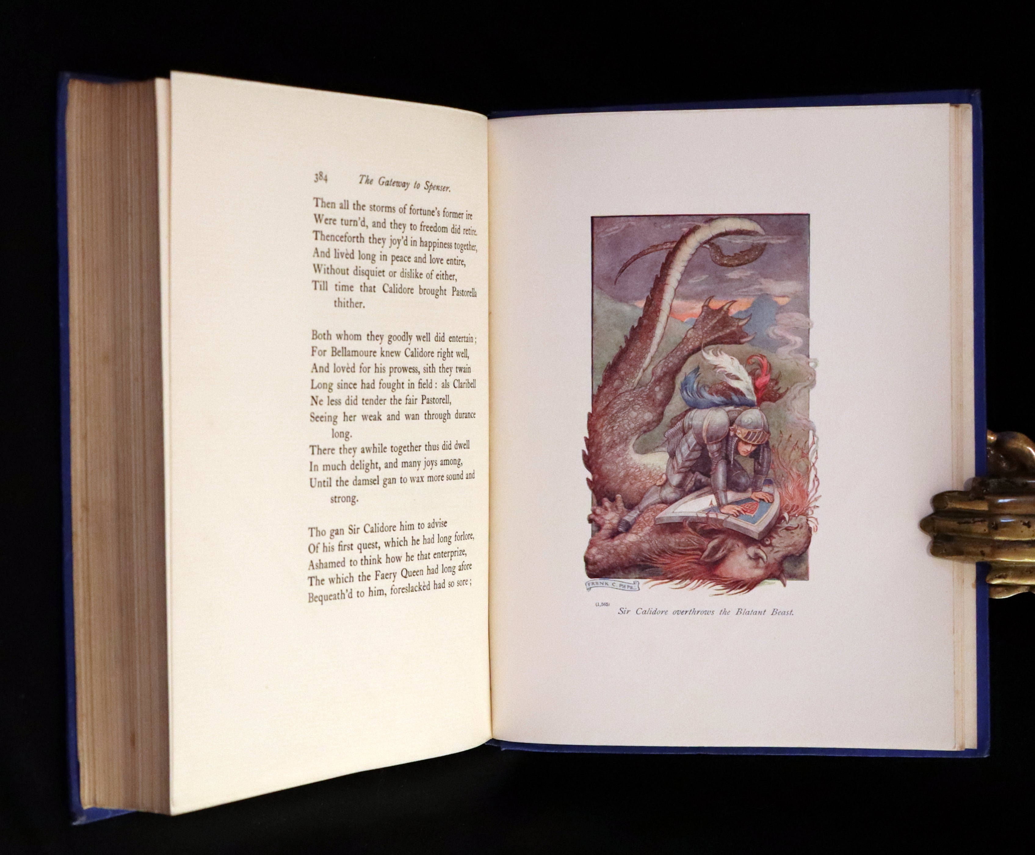 1910 First Edition illustrated by Frank C. Papé ~ The Gateway to Spens ...