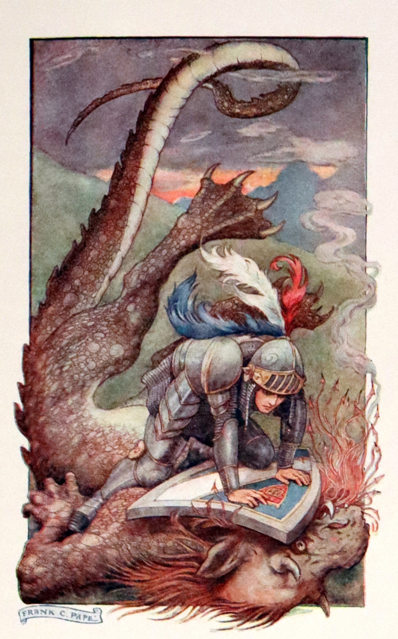 1910 First Edition illustrated by Frank C. Papé ~ The Gateway to Spens ...