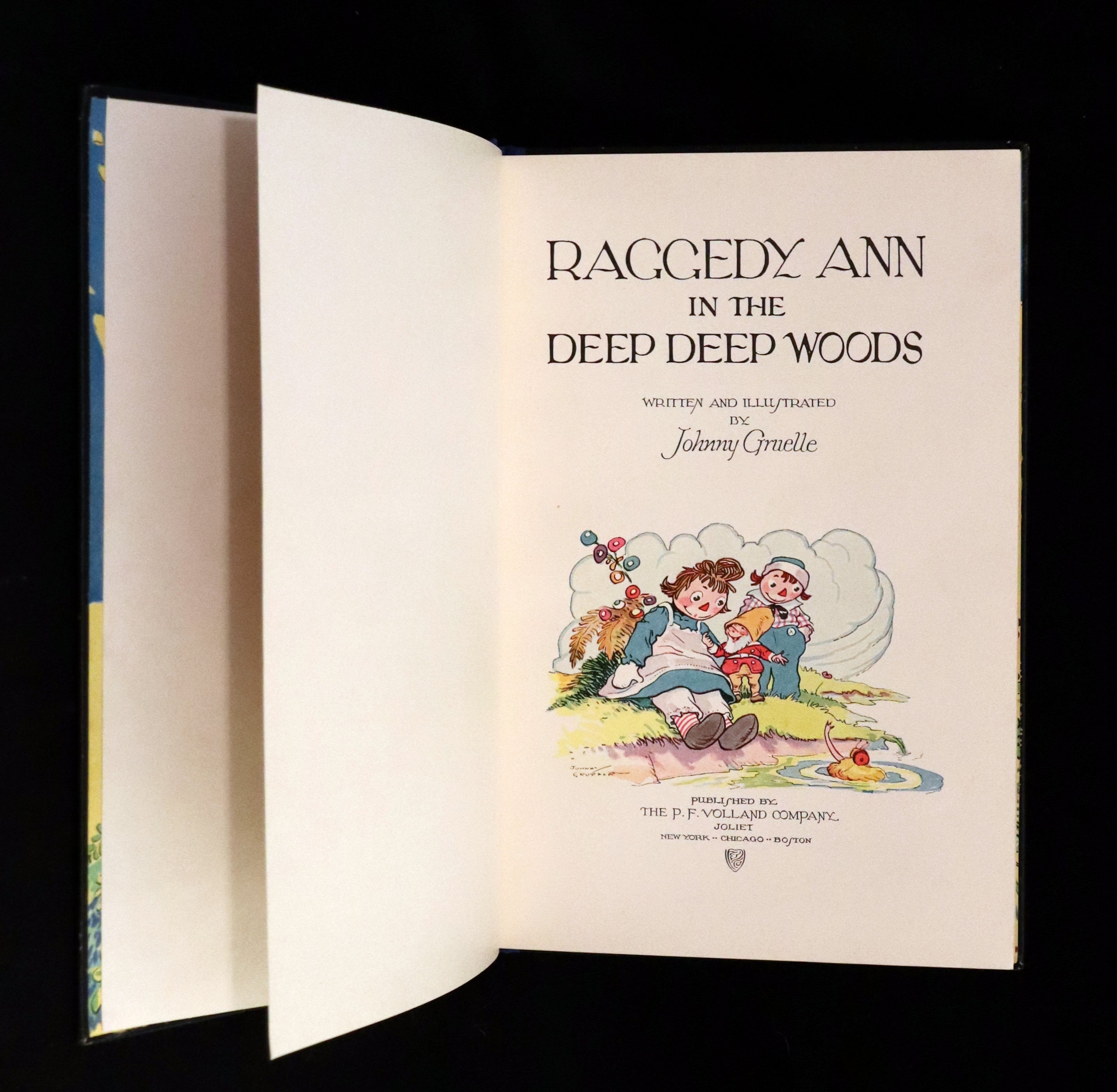 1930 Rare First Edition - RAGGEDY ANN in the DEEP DEEP WOODS in Publis ...