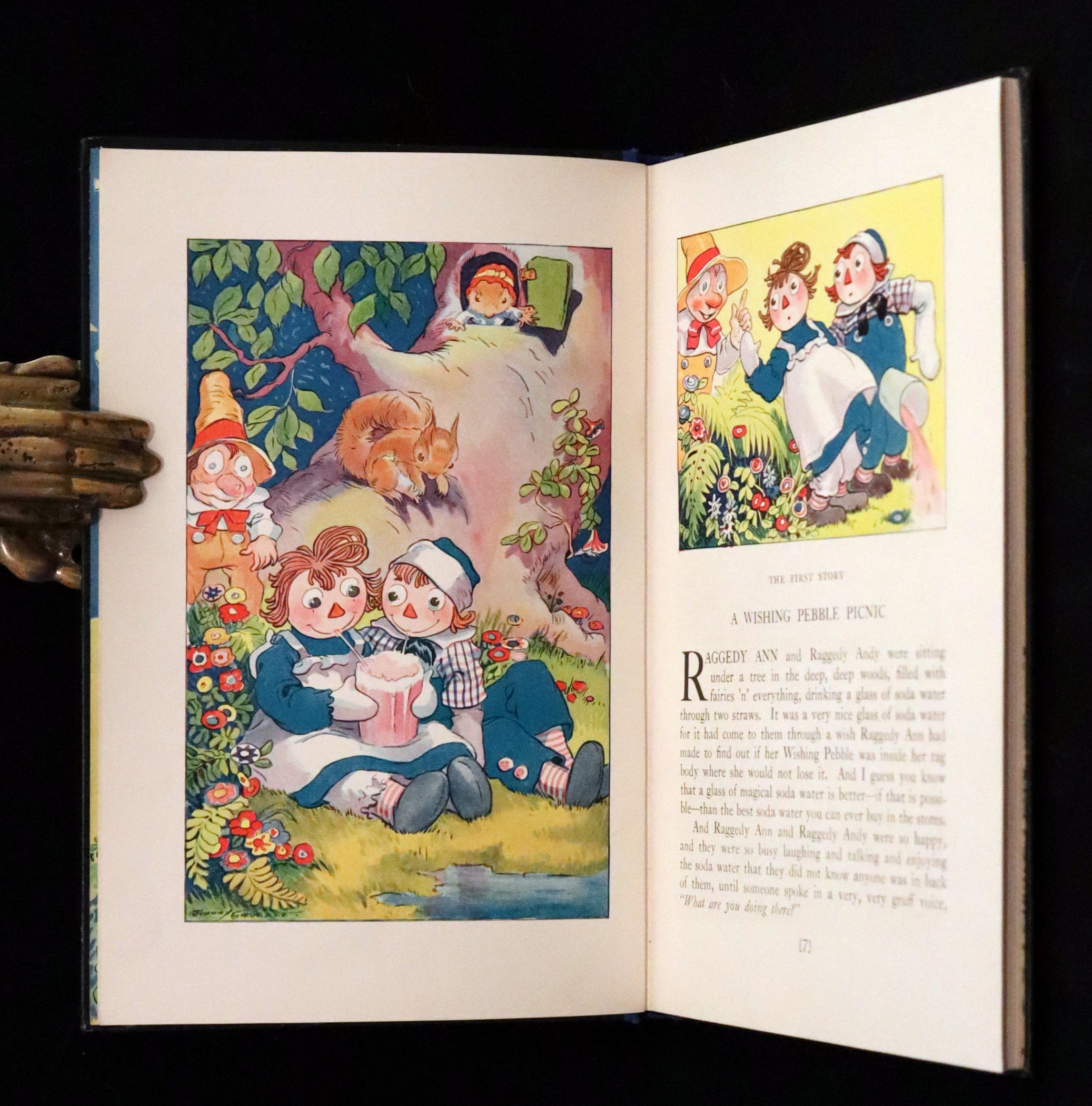 1930 Rare First Edition - RAGGEDY ANN in the DEEP DEEP WOODS in Publis ...