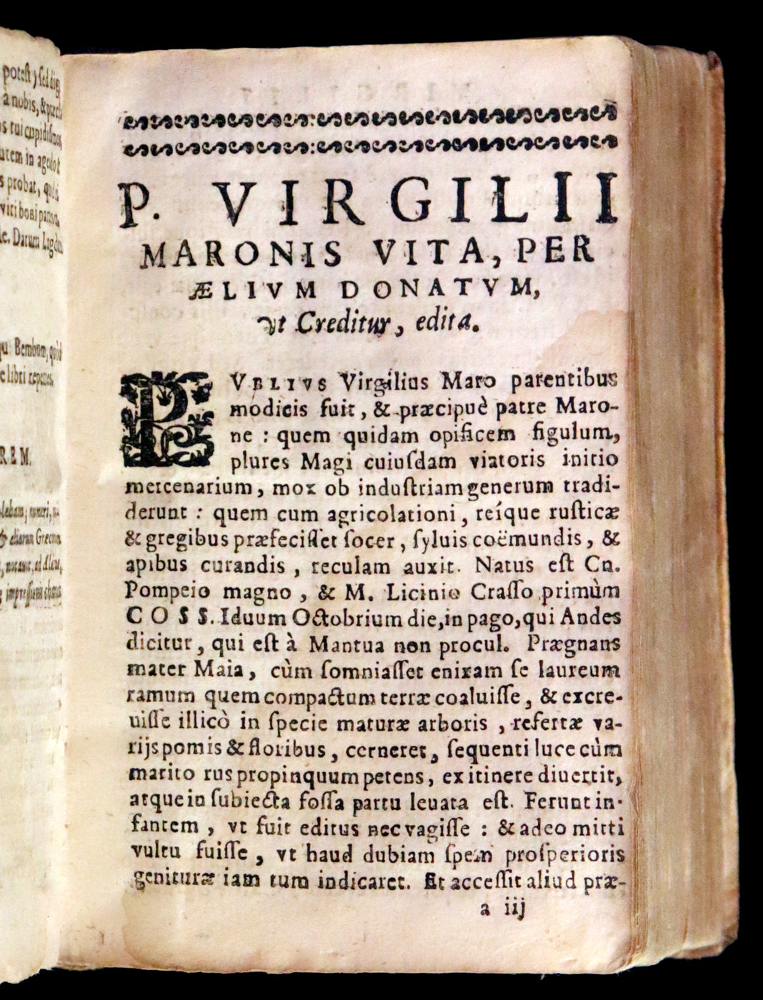 1632 Scarce Latin vellum Book - VIRGIL Works - P. Virgilii Maronis Ope ...