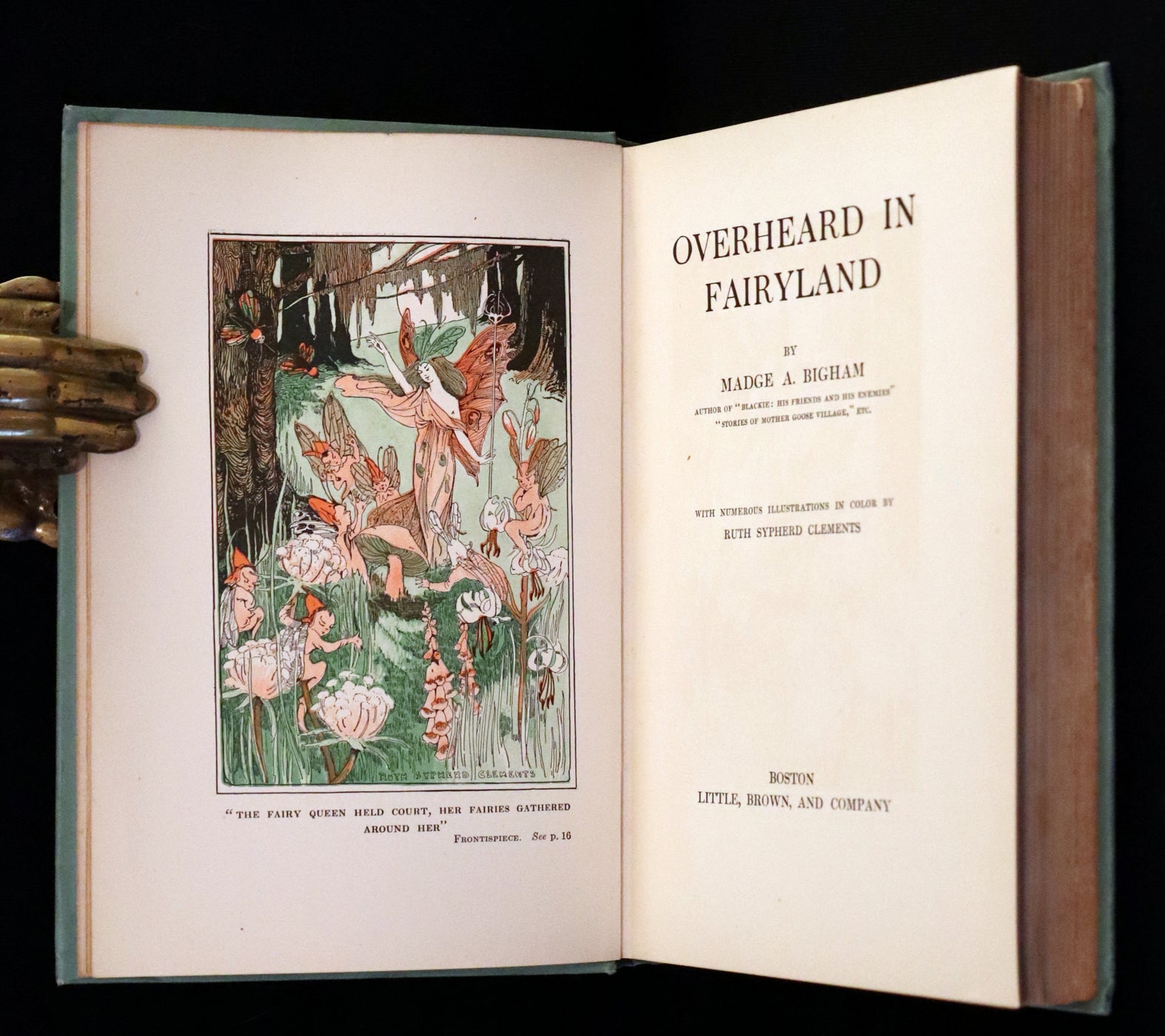 1909 Scarce First Edition - Overheard in Fairyland by Madge A. Bigham ...