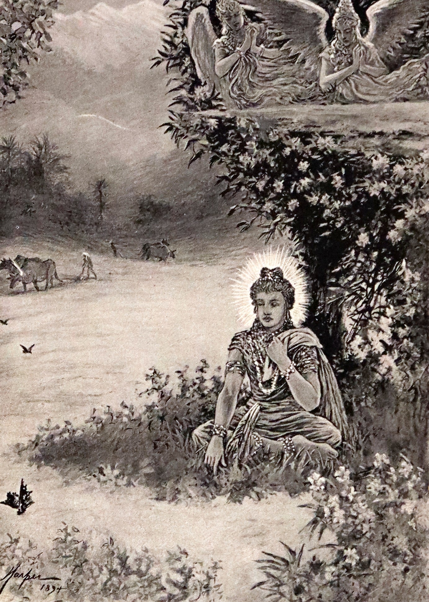 1894 Rare Edition - THE LIGHT OF ASIA or The Great Renunciation. Being ...