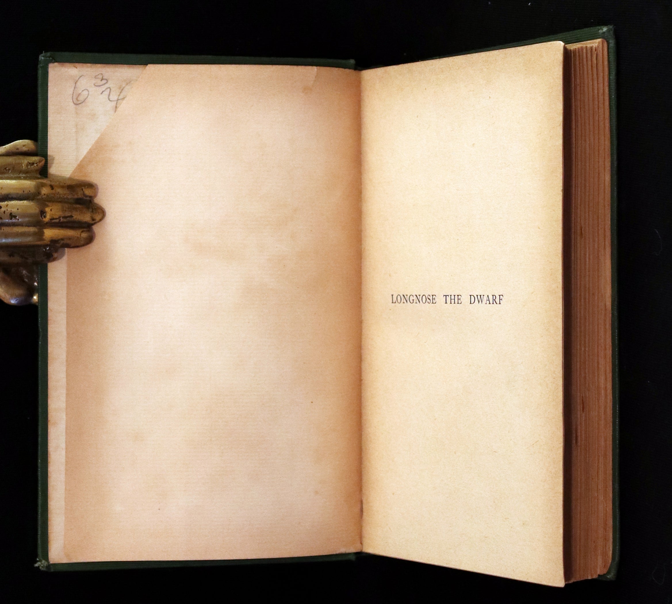 1890 Rare Book - William HAUFF's Longnose the Dwarf and Other Fairy ...