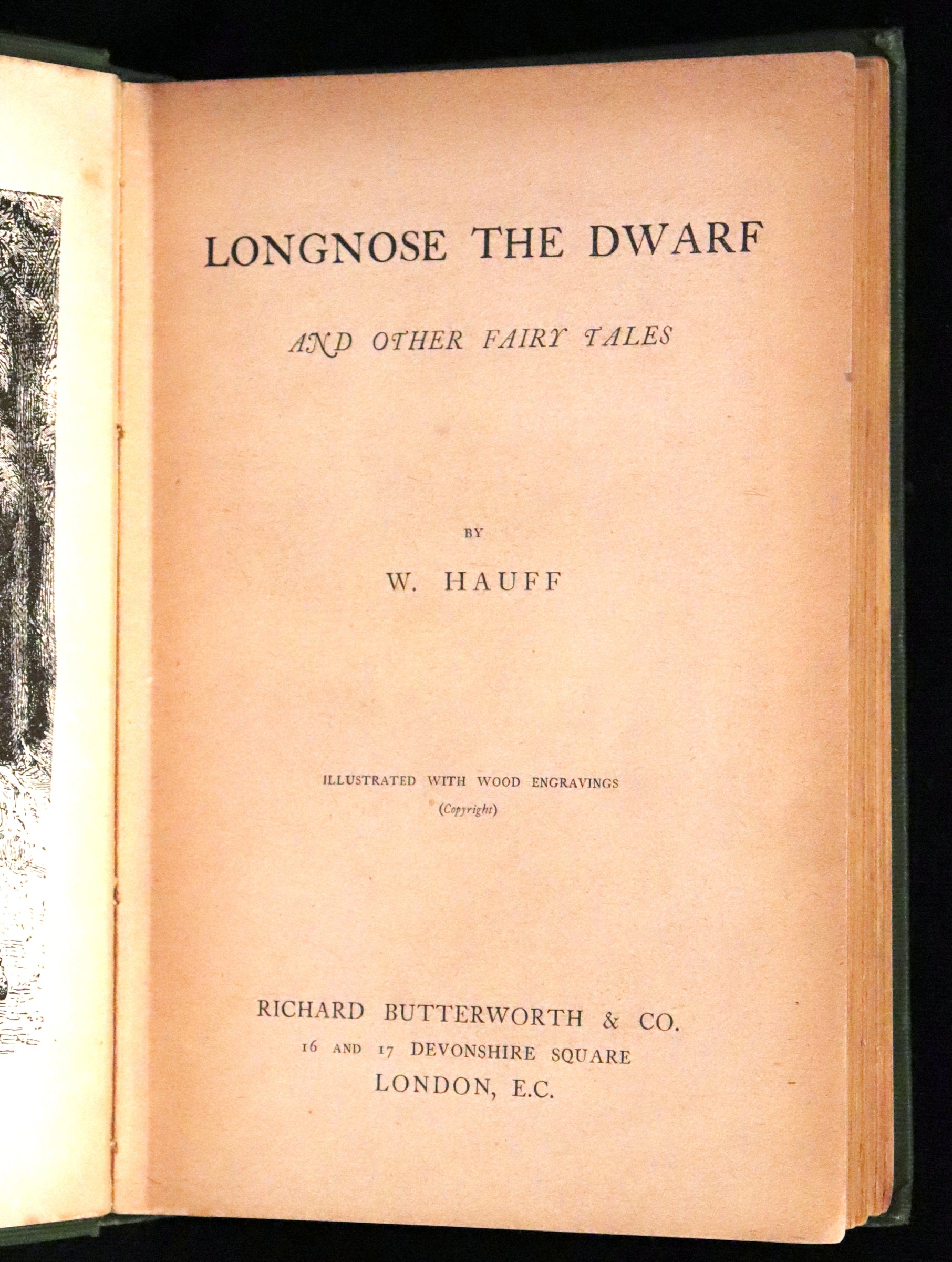 1890 Rare Book - William HAUFF's Longnose the Dwarf and Other Fairy ...