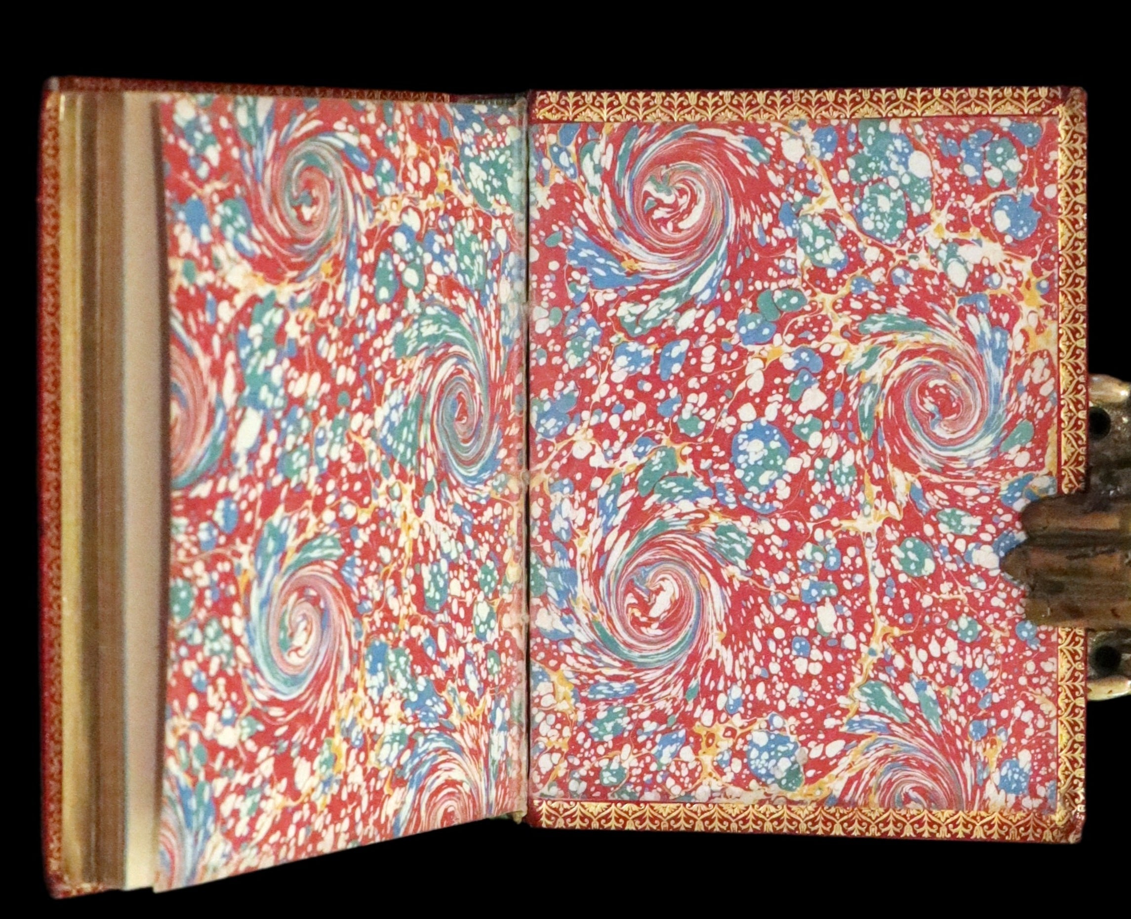 1877 French Book in an Exquisite Morocco Binding - The Perfumes of the ...
