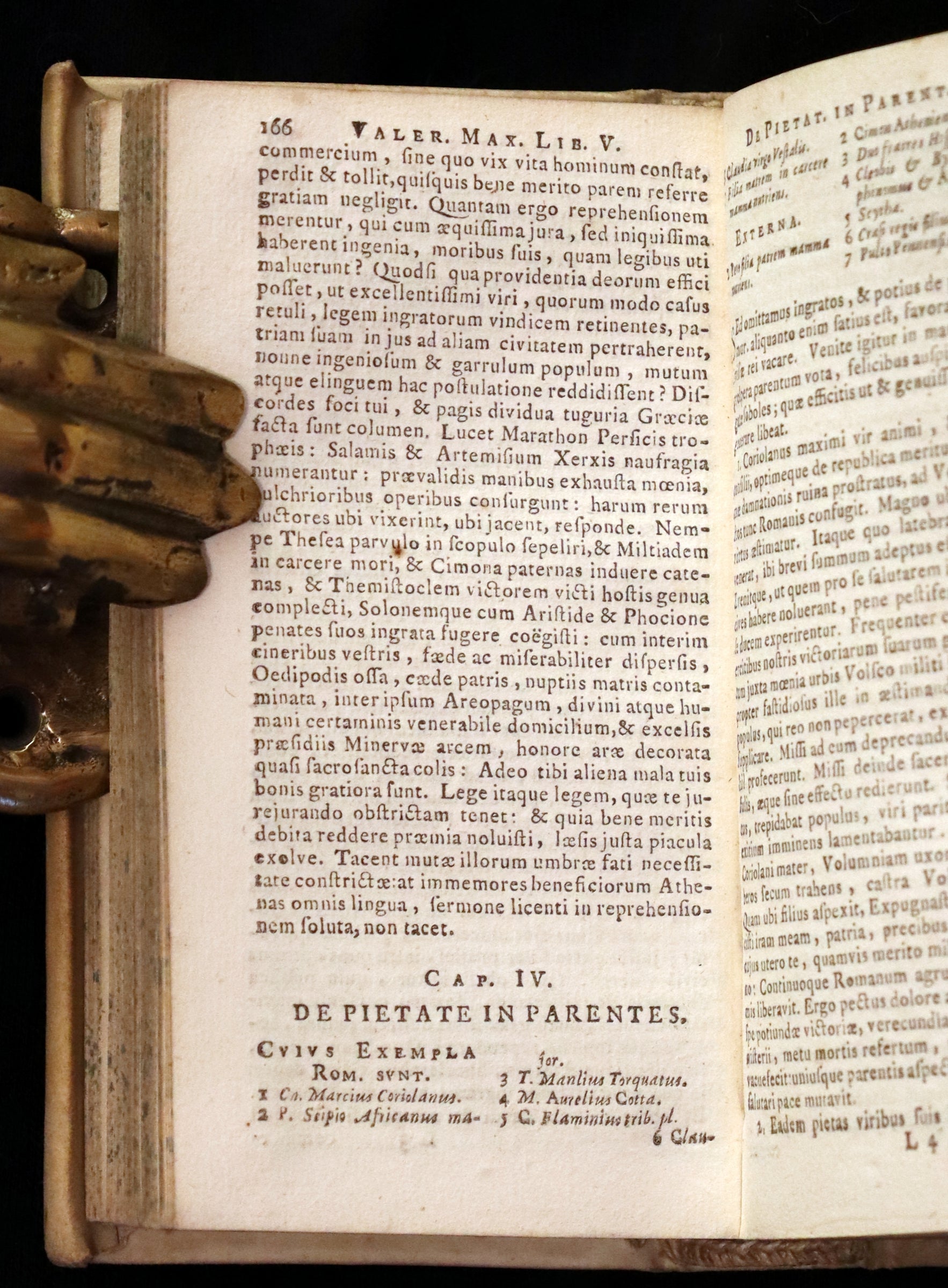 1650 Rare Latin Vellum Book - Valerius Maximus' Stories of Roman life ...