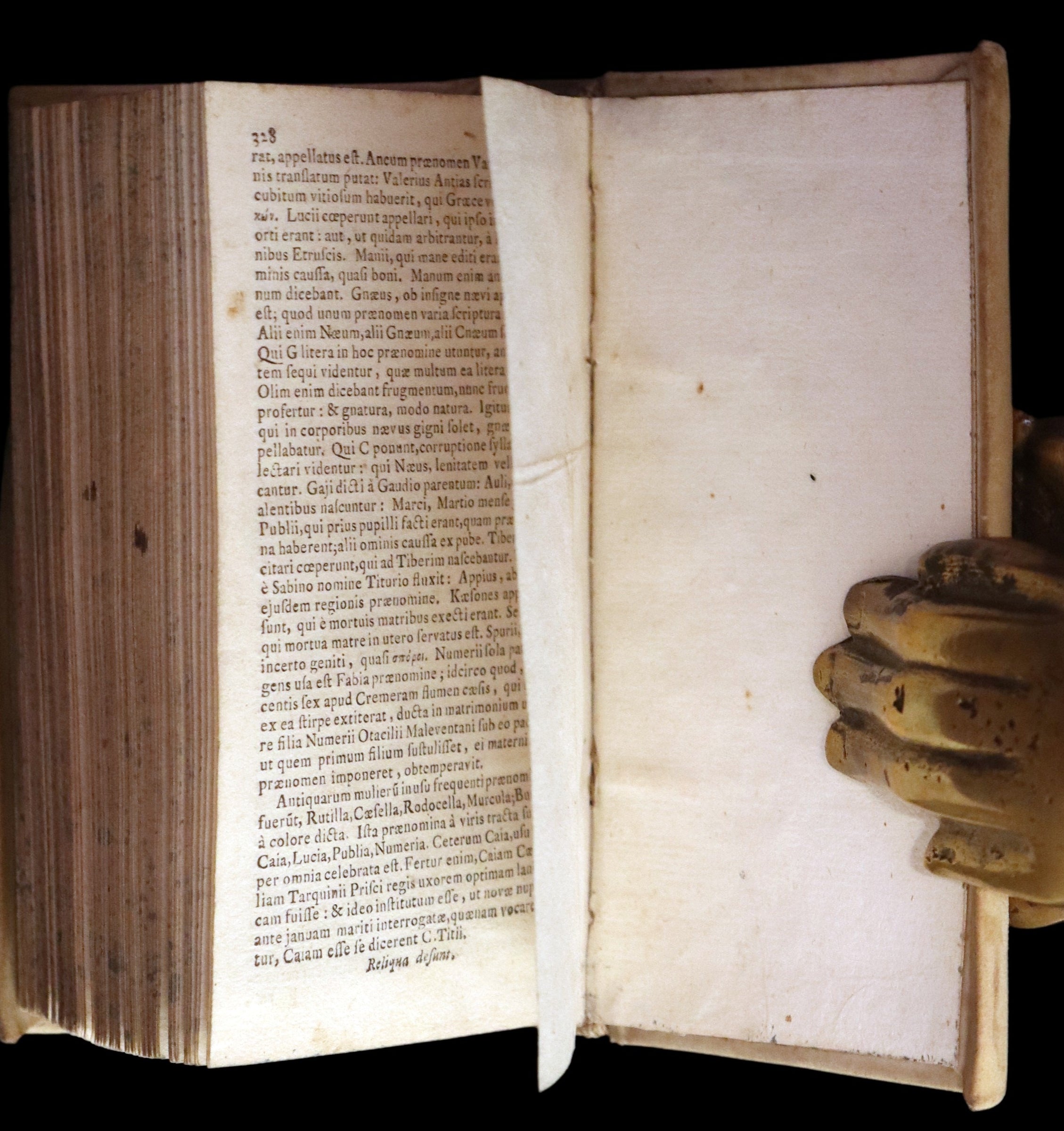 1650 Rare Latin Vellum Book - Valerius Maximus' Stories of Roman life ...