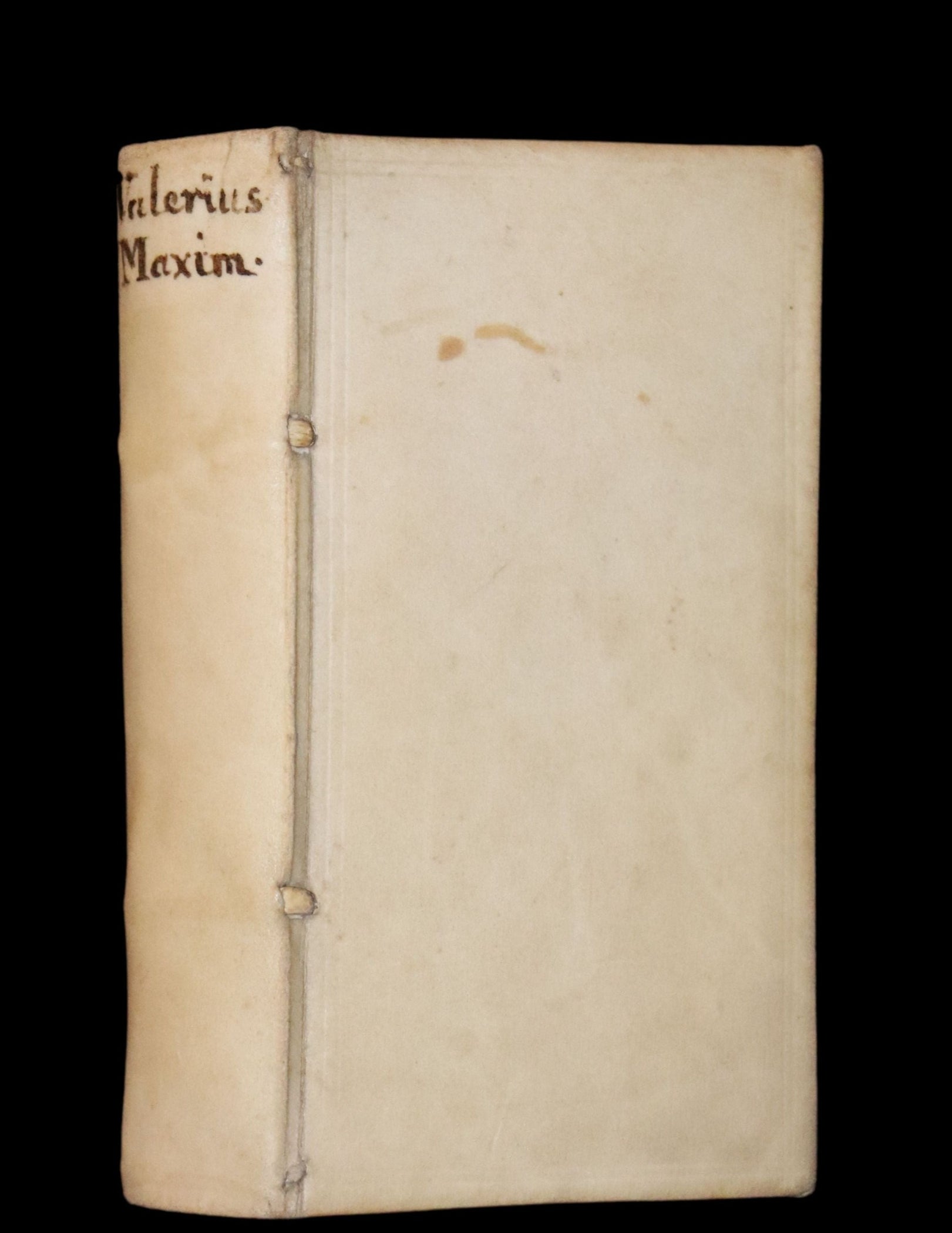 1650 Rare Latin Vellum Book - Valerius Maximus' Stories of Roman life ...