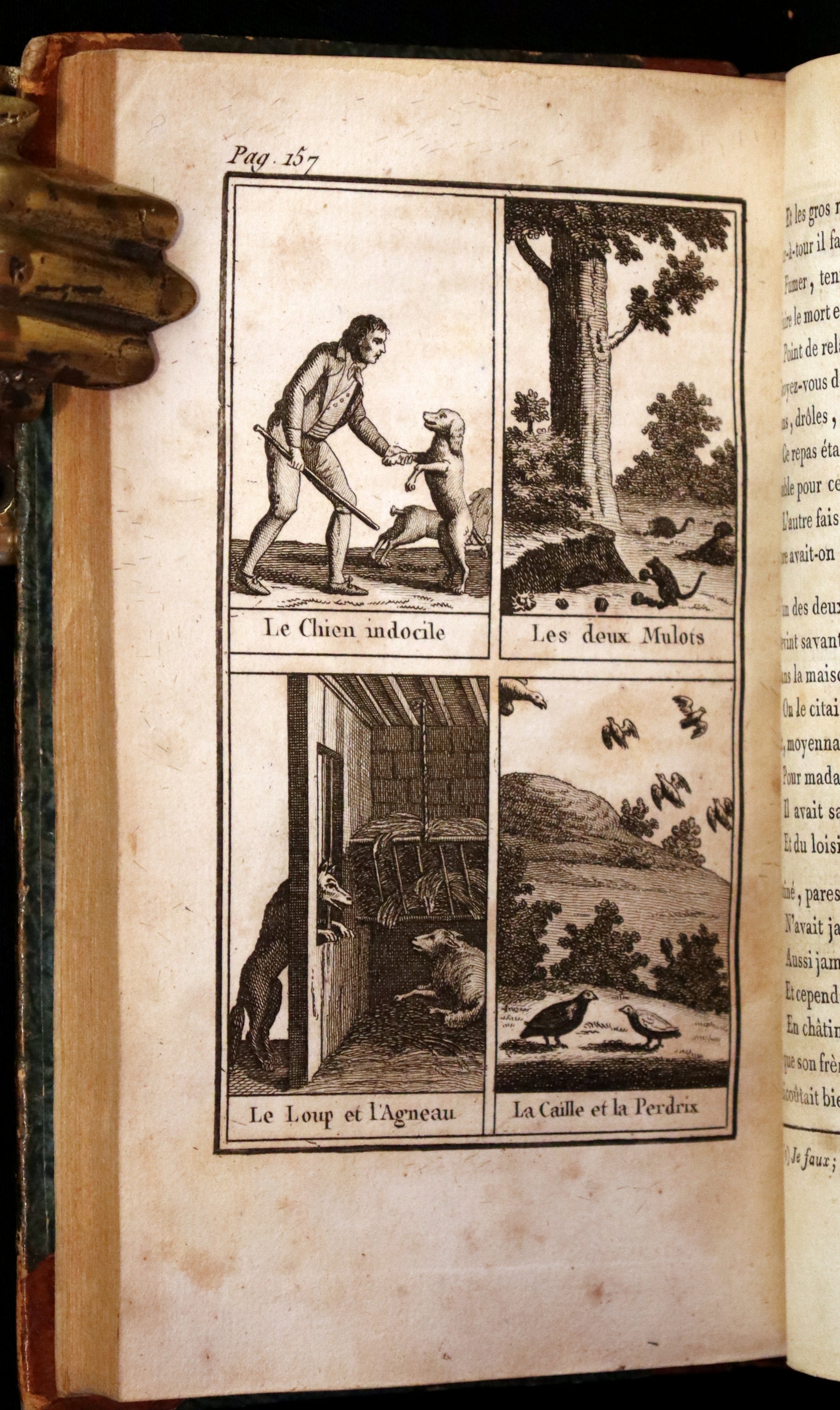 1805 Rare French Book - Illustrated Fables & Mythology - Le Fablier du ...