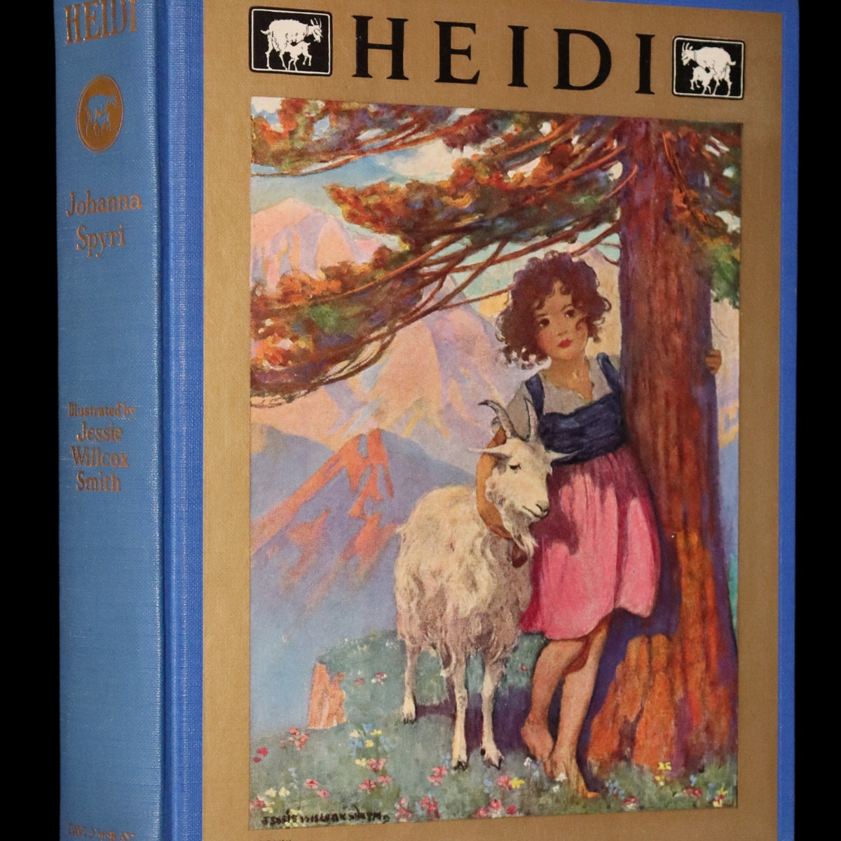 1922 Rare Book - HEIDI by Johanna Spyri illustrated in color by Jessie ...