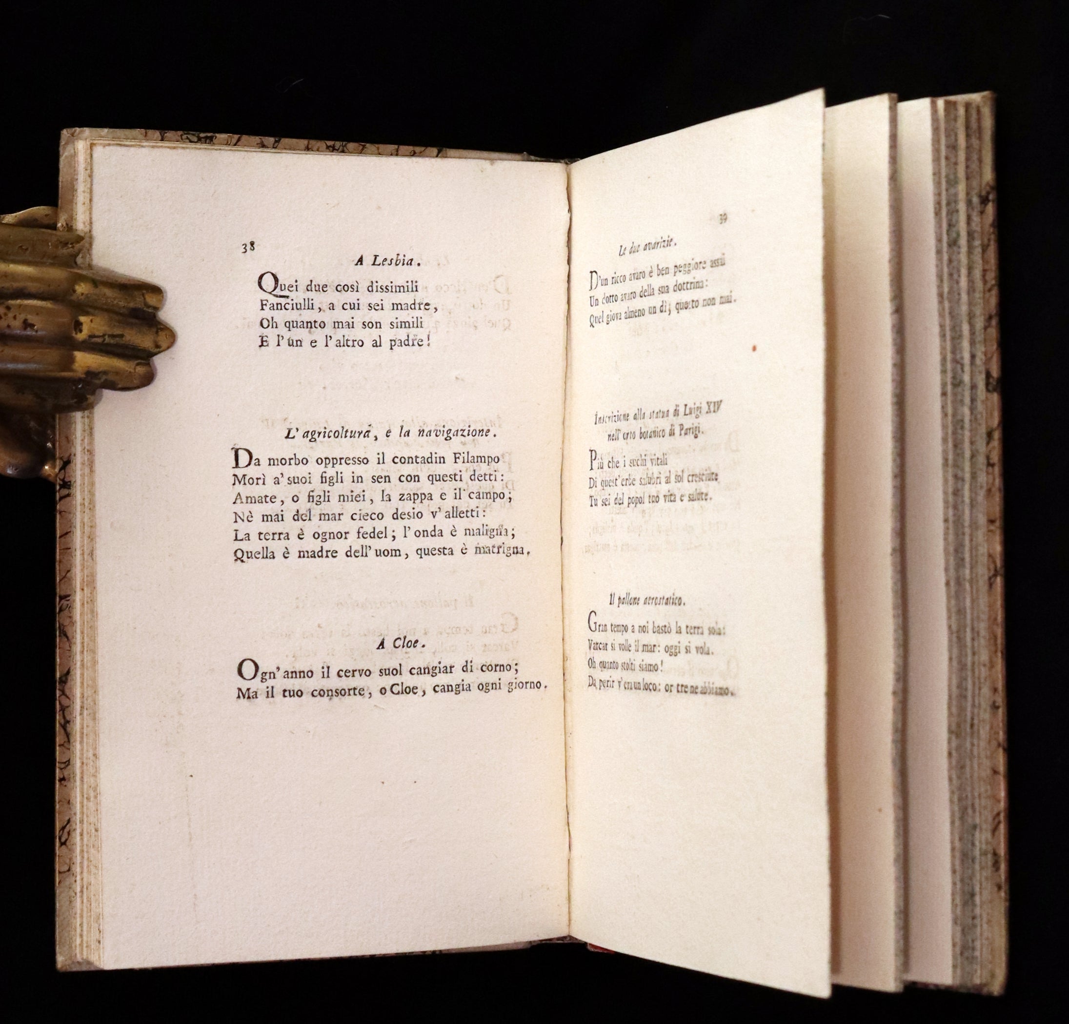 1801 Rare Italian Book - Epigrams of Count Roncalli - Epigrammi Del ...