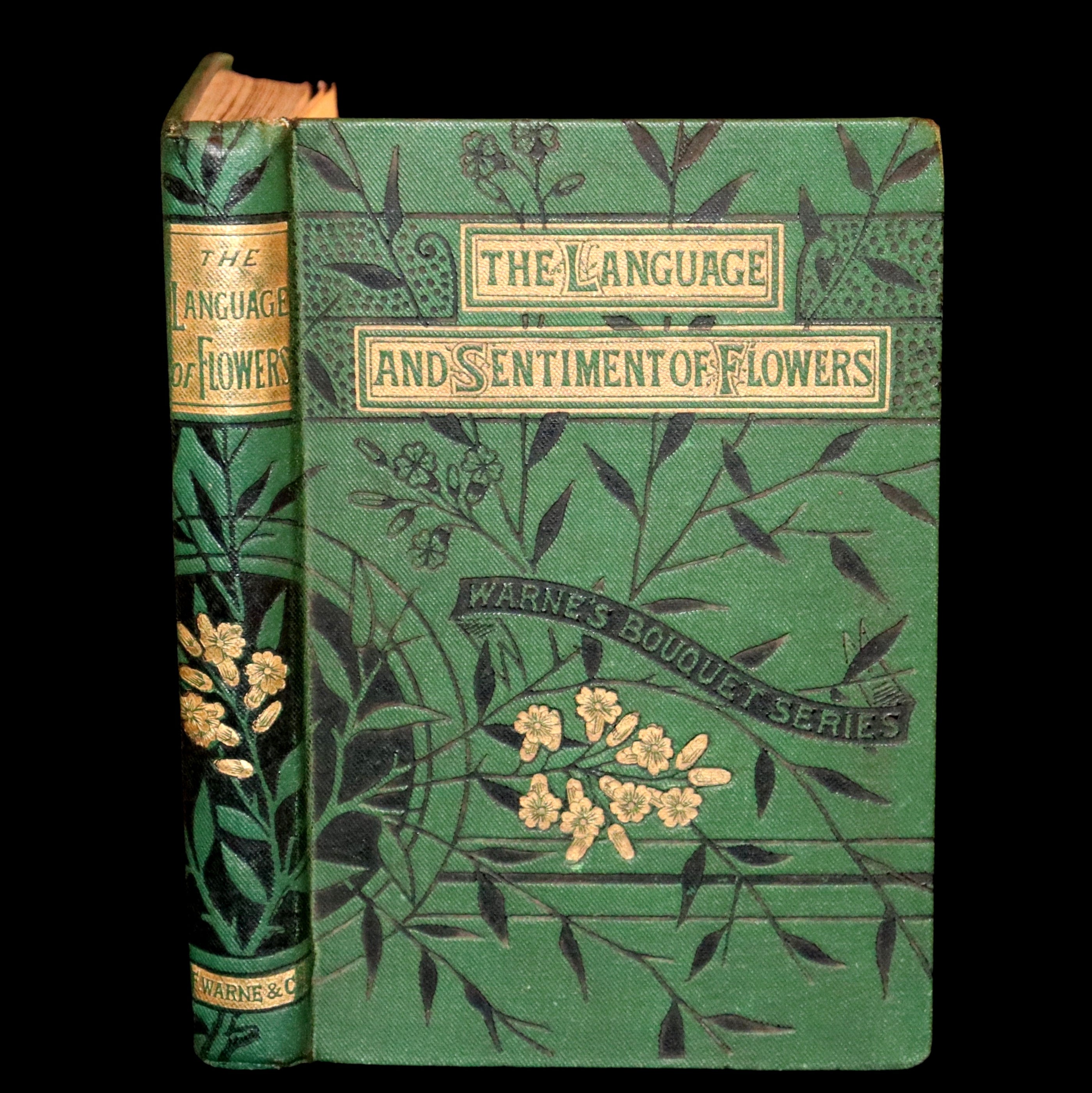 1875 Rare small Floriography Book ~ The Language and Sentiment of ...