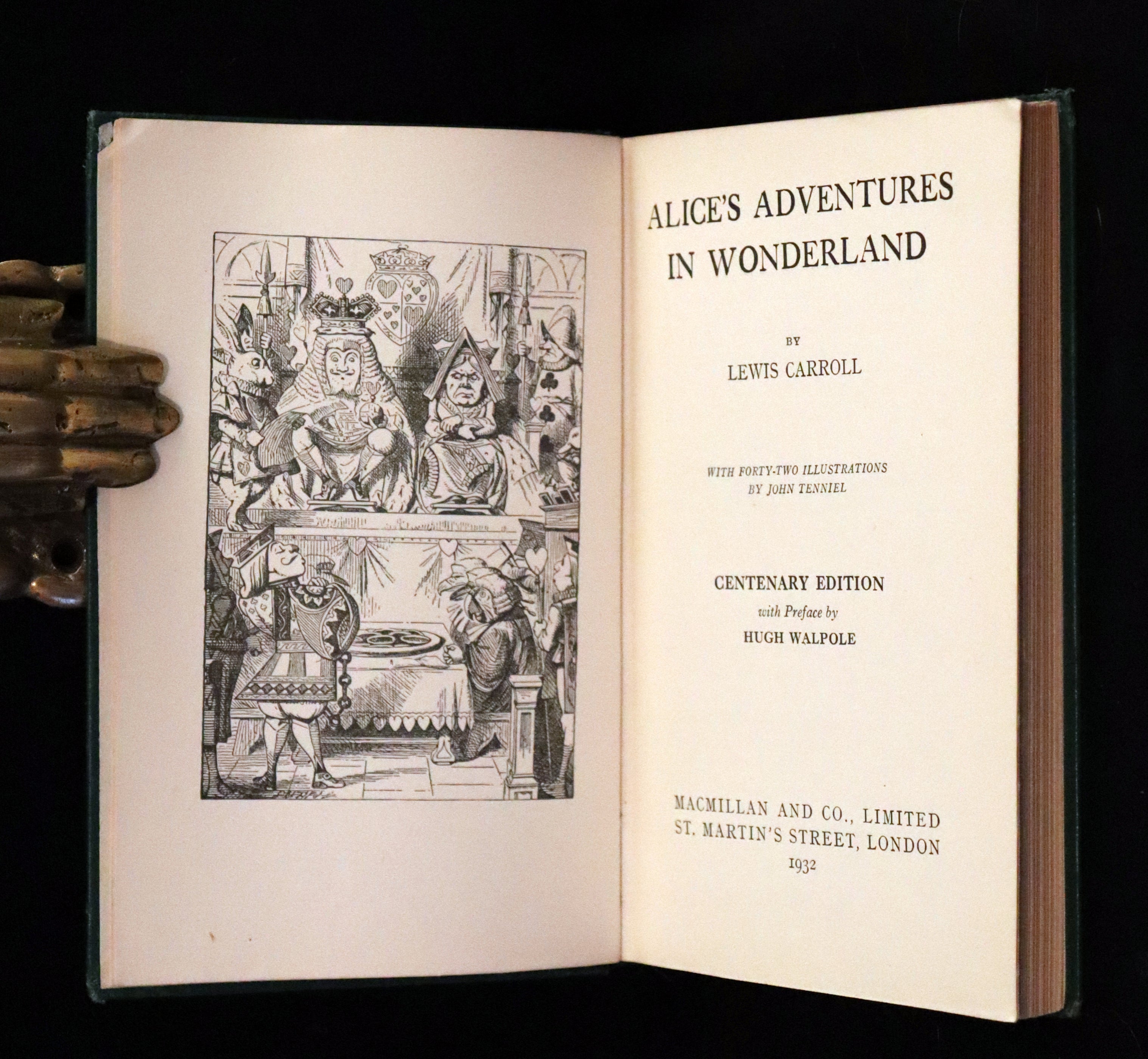 1932 Rare Centenary Edition - Alice's Adventures in Wonderland by Lewis ...