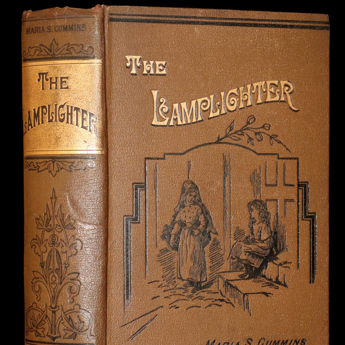1860 Rare Victorian Book - The LAMPLIGHTER by Maria Susanna Cummins ...