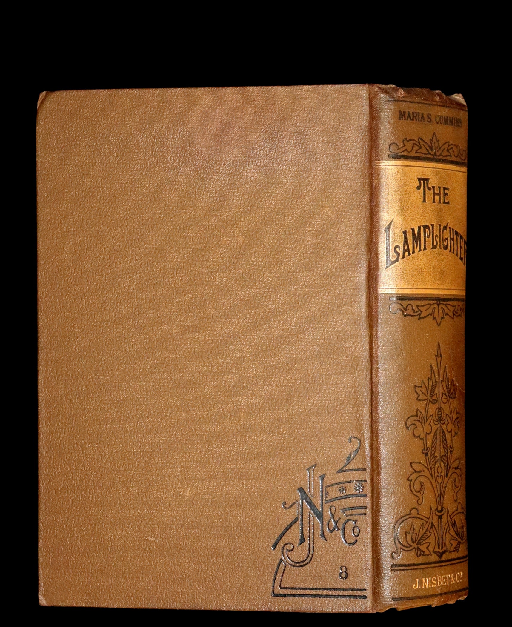 1860 Rare Victorian Book - The LAMPLIGHTER by Maria Susanna Cummins ...