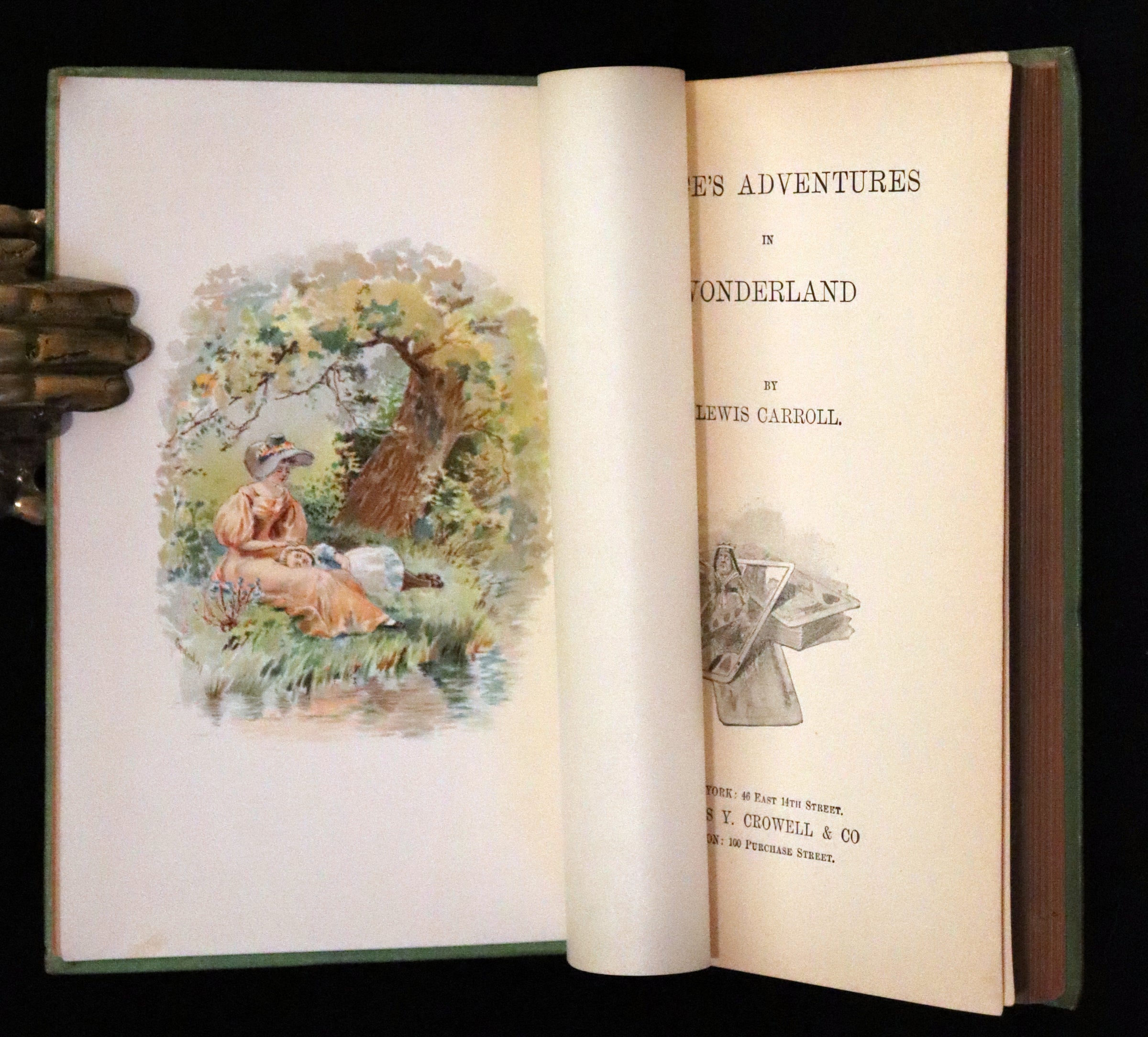 1893 Scarce Crowell Edition - Alice's Adventures in Wonderland by Lewi ...