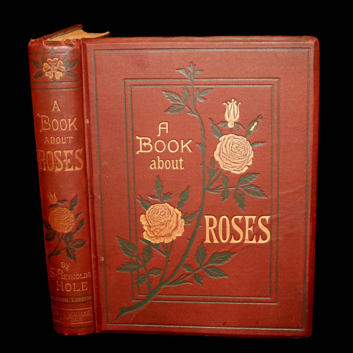1880 Rare Victorian Gardening Book - A Book about ROSES, How to grow a ...