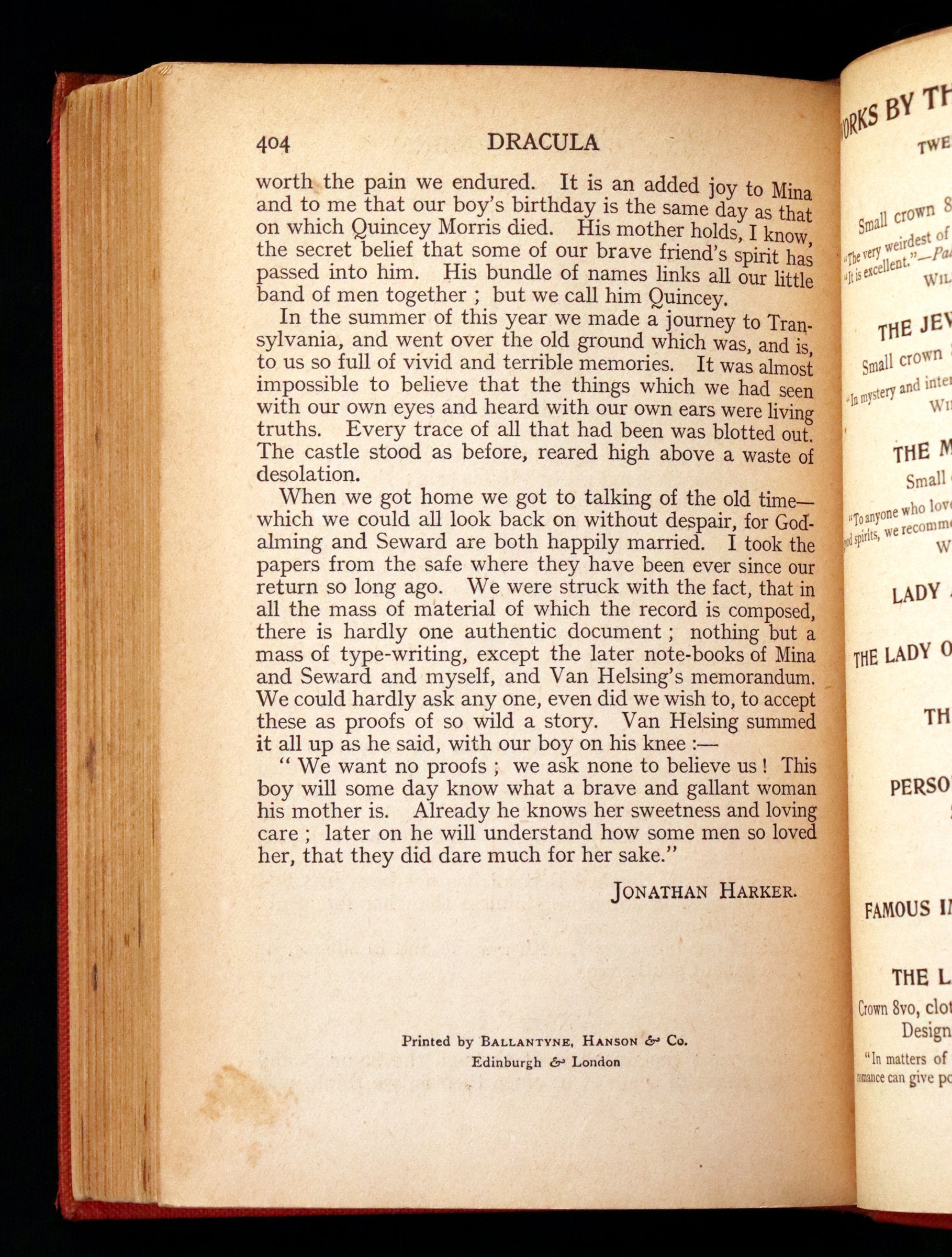 1913 Rare Edition - DRACULA by Bram Stoker, a Gothic Vampire Story ...