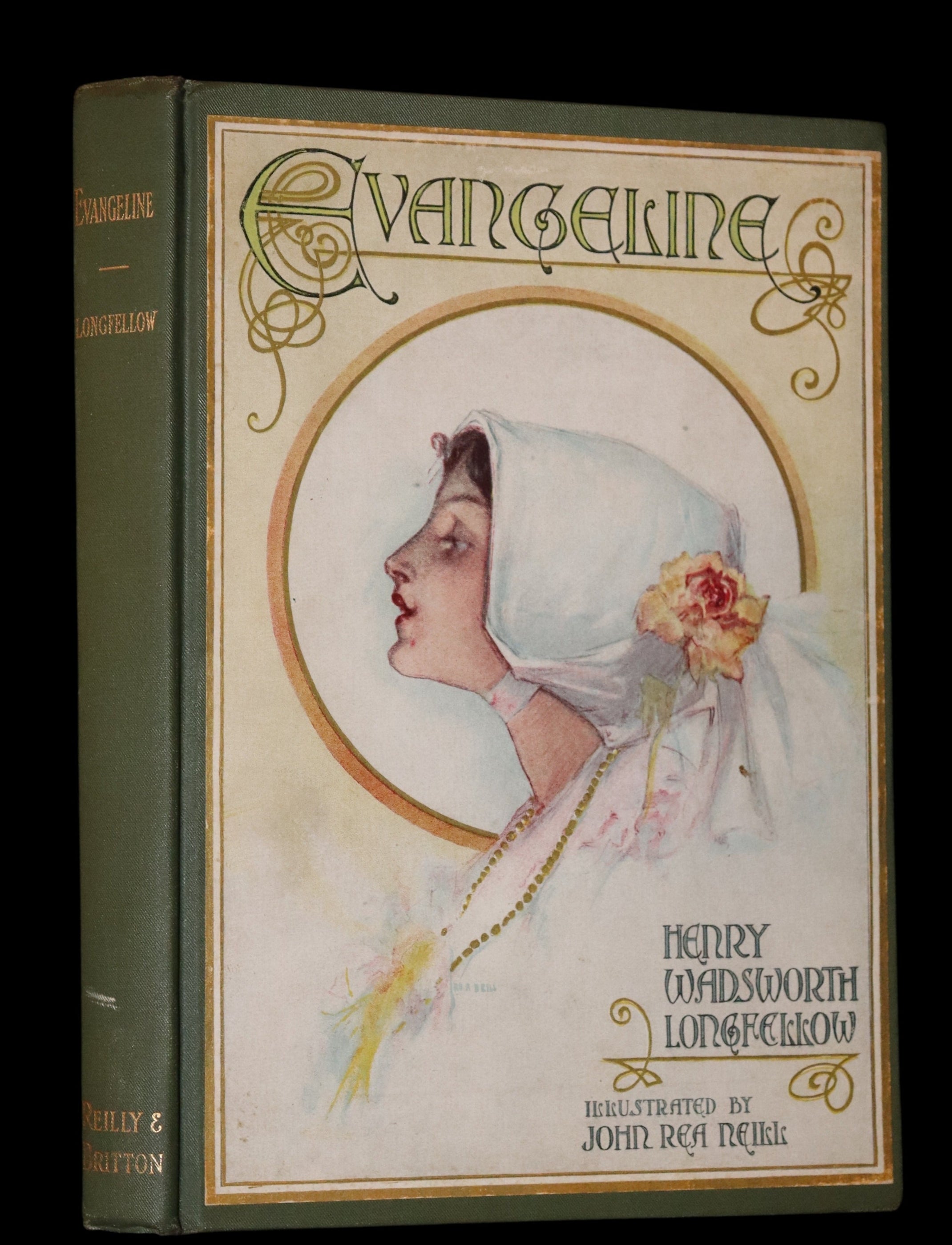 1909 First illustrated Edition by John Rea Neill - Evangeline, A tale ...