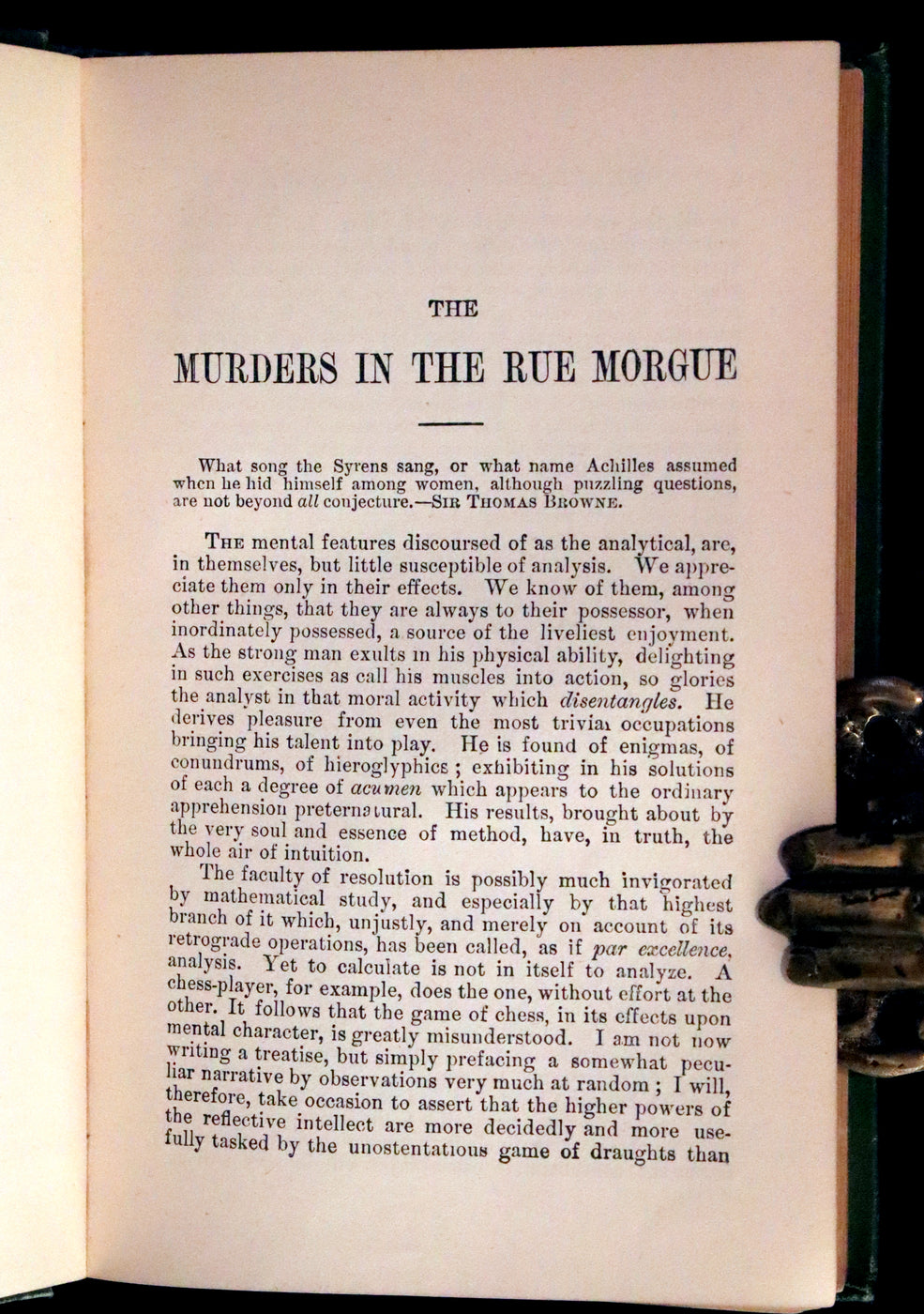 1887 Scarce Book - The Murders in the Rue Morgue and Other Tales by ...