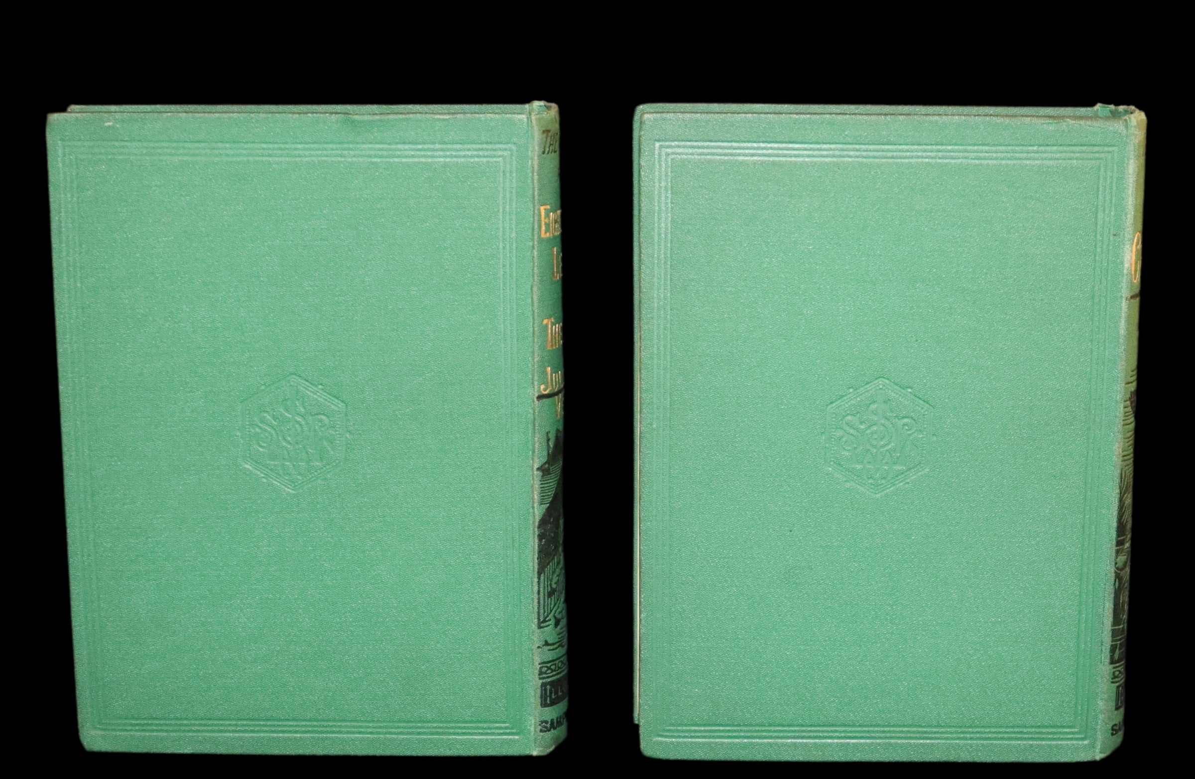 1885 Rare Complete set - Jules Verne The Giant Raft I & II. Eight ...