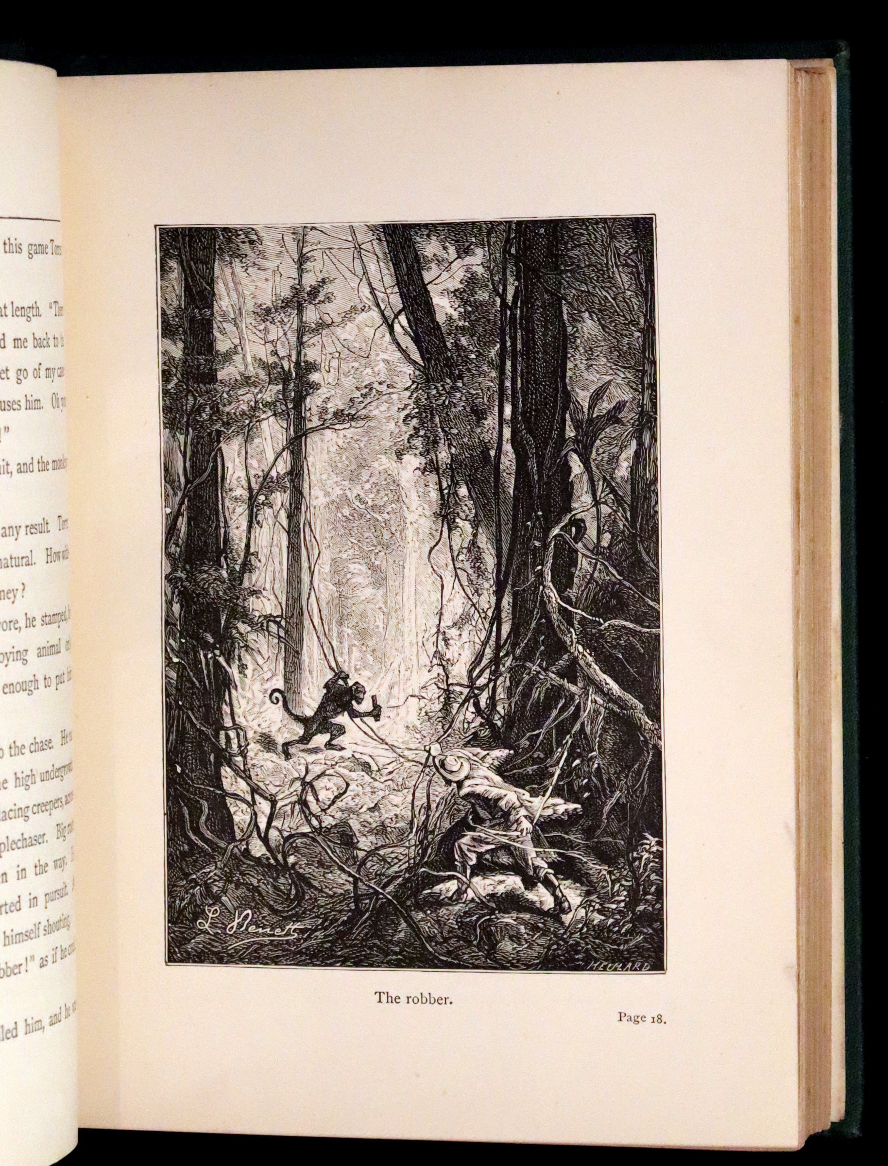 1885 Rare Complete set - Jules Verne The Giant Raft I & II. Eight ...