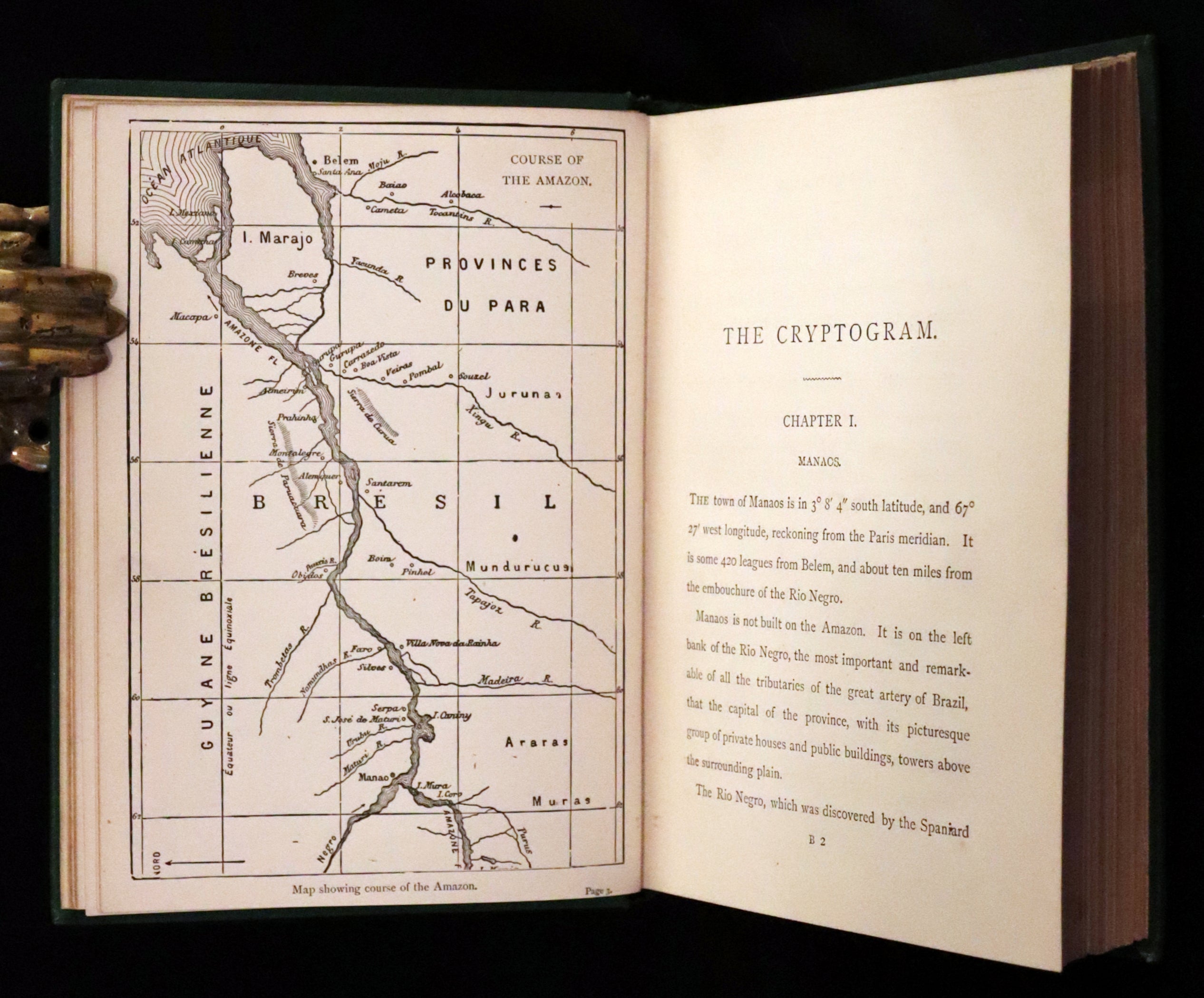 1885 Rare Complete set - Jules Verne The Giant Raft I & II. Eight ...