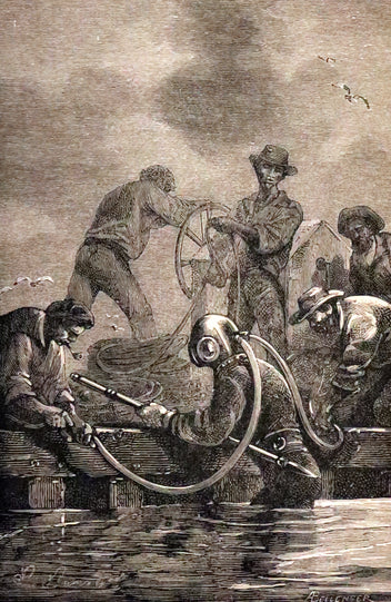 1885 Rare Complete set - Jules Verne The Giant Raft I & II. Eight ...