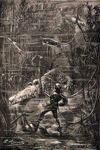 1885 Rare Complete set - Jules Verne The Giant Raft I & II. Eight ...