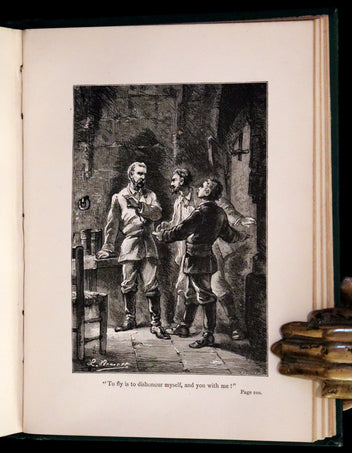 1885 Rare Complete set - Jules Verne The Giant Raft I & II. Eight ...
