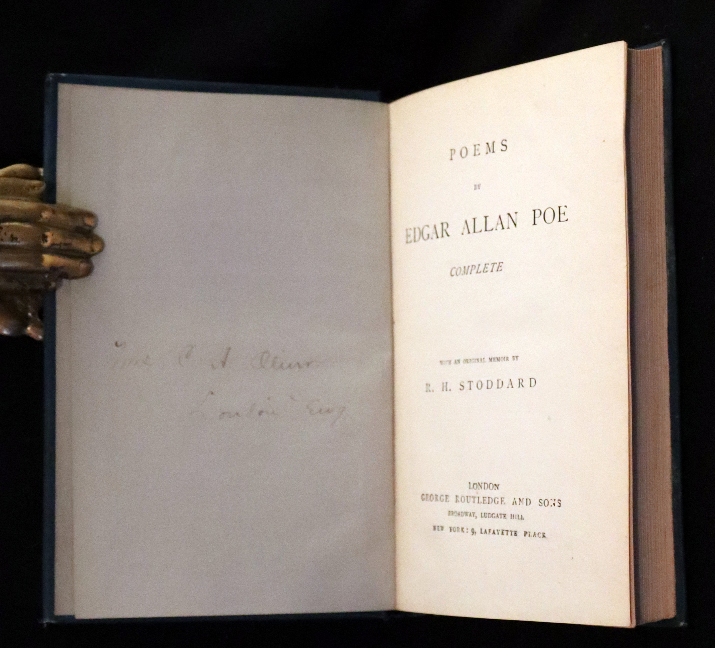 1880 Rare Book - Complete Poems by Edgar Allan POE (The Raven, Lenore ...
