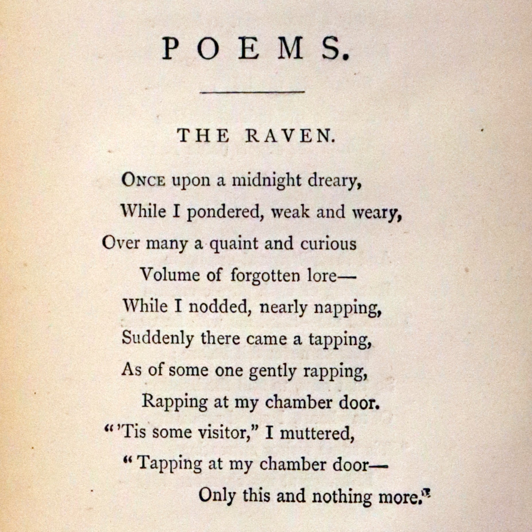 1880 Rare Book - Complete Poems by Edgar Allan POE (The Raven, Lenore ...