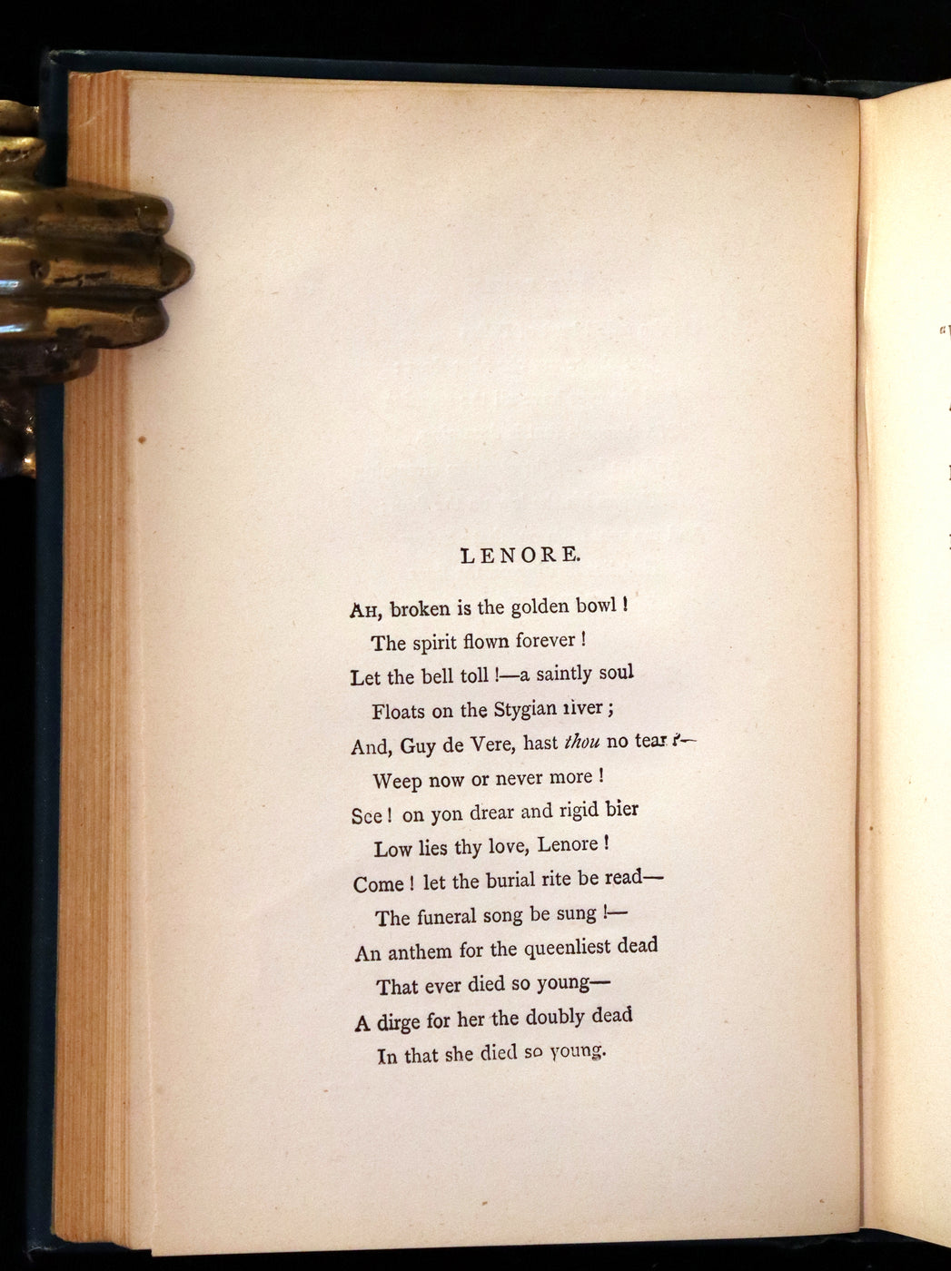 1880 Rare Book - Complete Poems by Edgar Allan POE (The Raven, Lenore ...