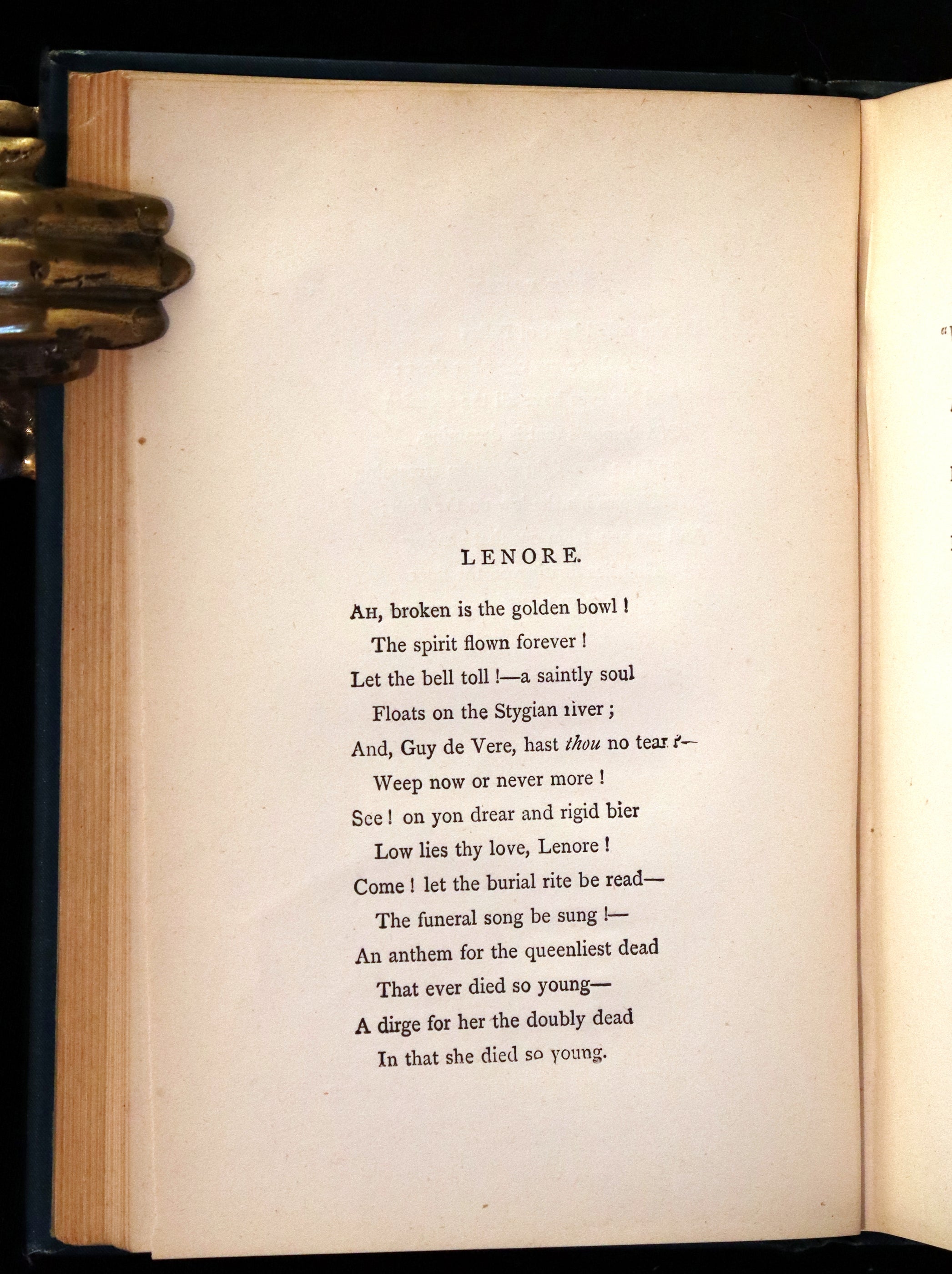1880 Rare Book - Complete Poems by Edgar Allan POE (The Raven, Lenore ...