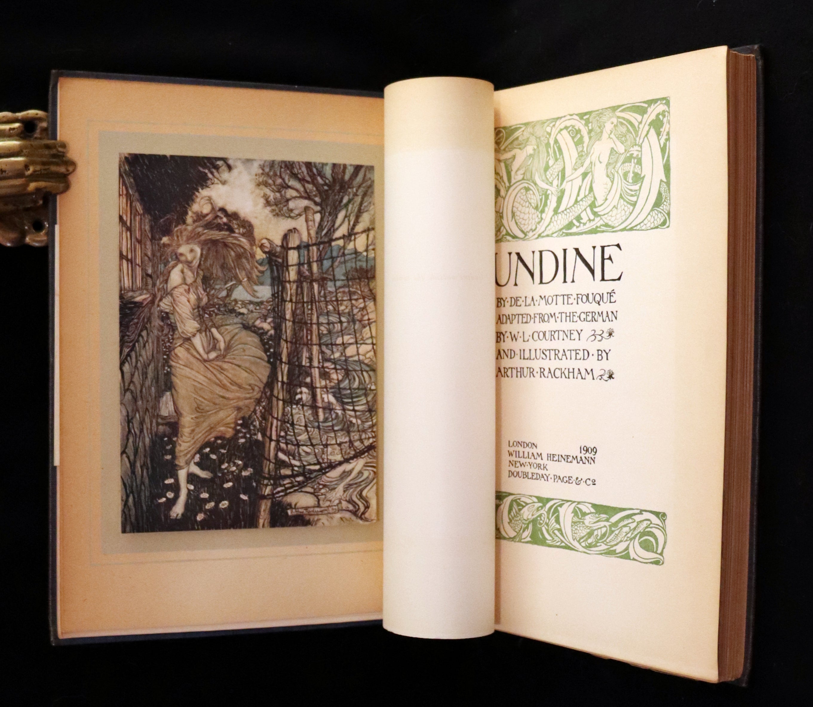1909 Rare First Edition - Undine by De La Motte Fouque, illustrated by ...
