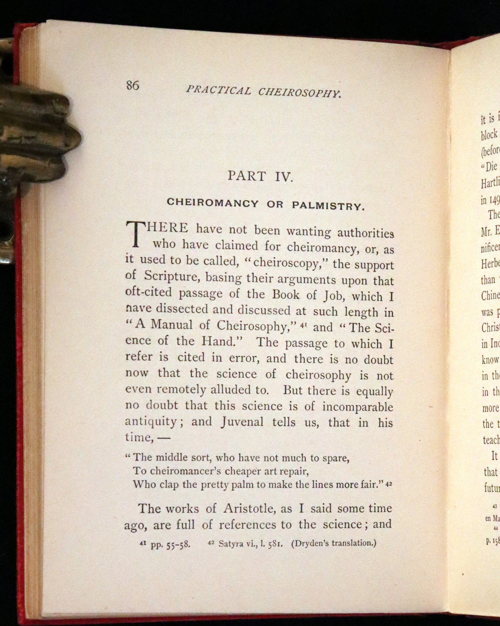 1893 Rare Chiromancy Book - Practical Cheirosophy, the Science of the ...