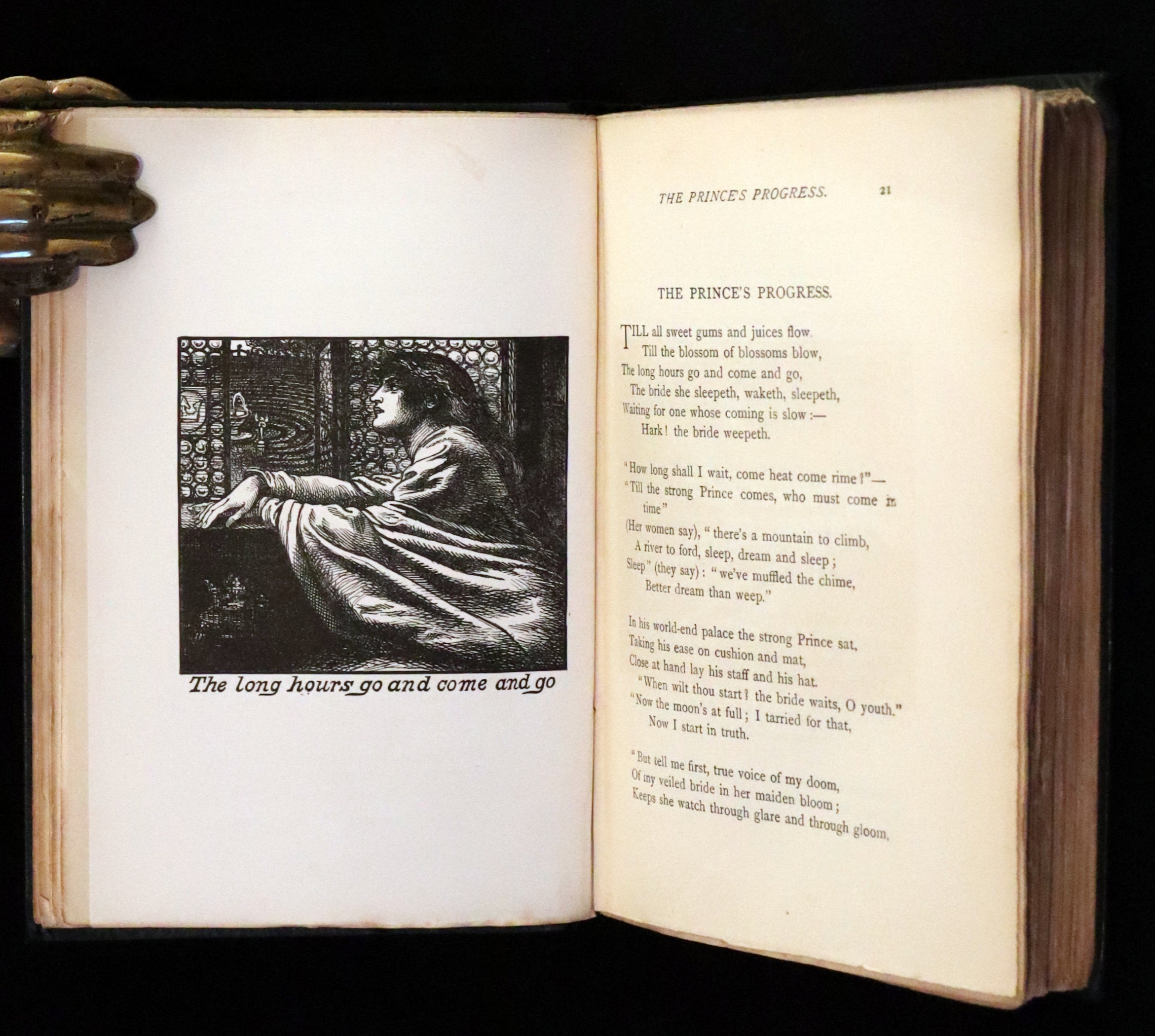 1890 Rare Edition - Christina Rossetti's POEMS, Including Goblin Marke ...