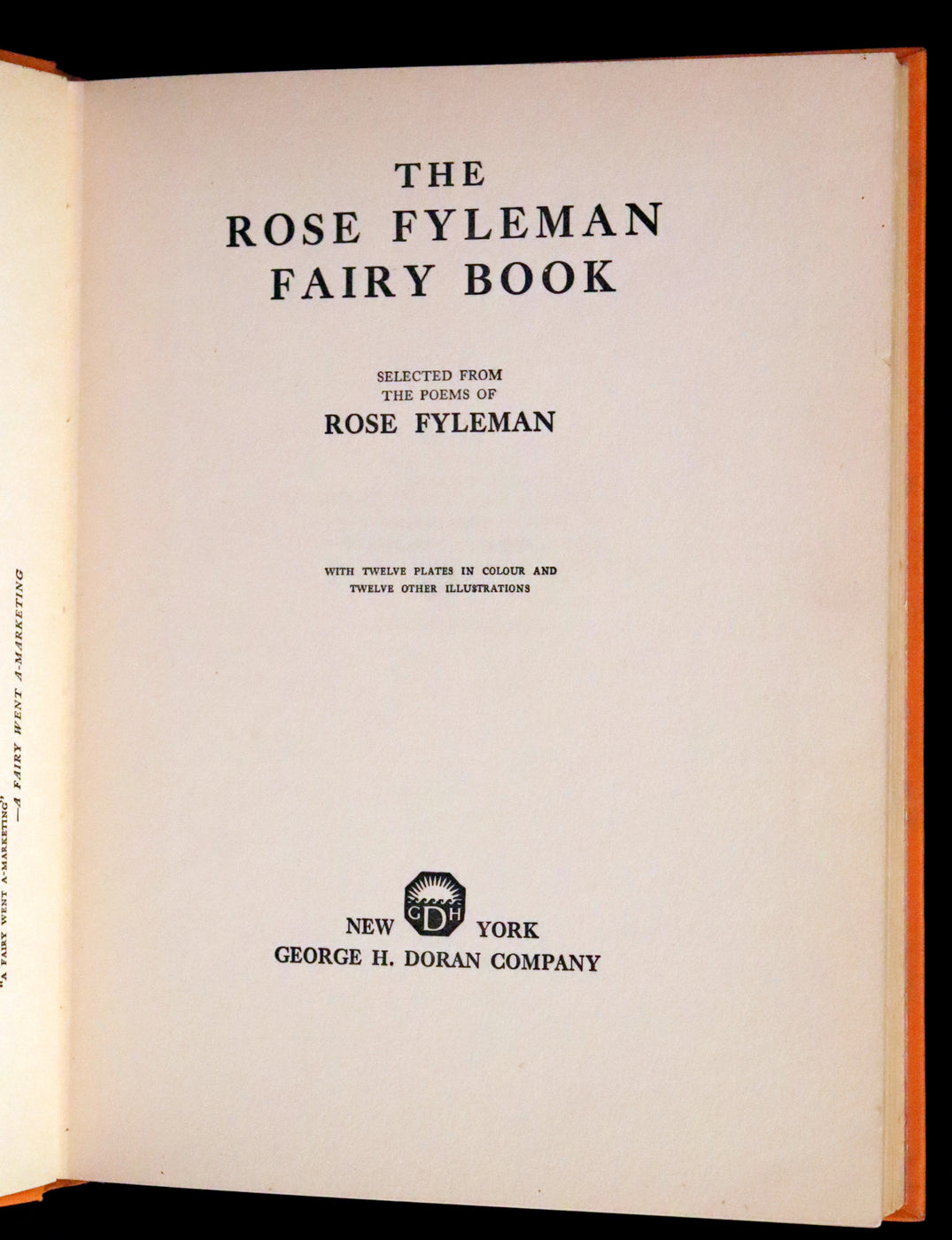 1923 Rare First Edition - The Rose Fyleman Fairy Book Illustrated by H ...