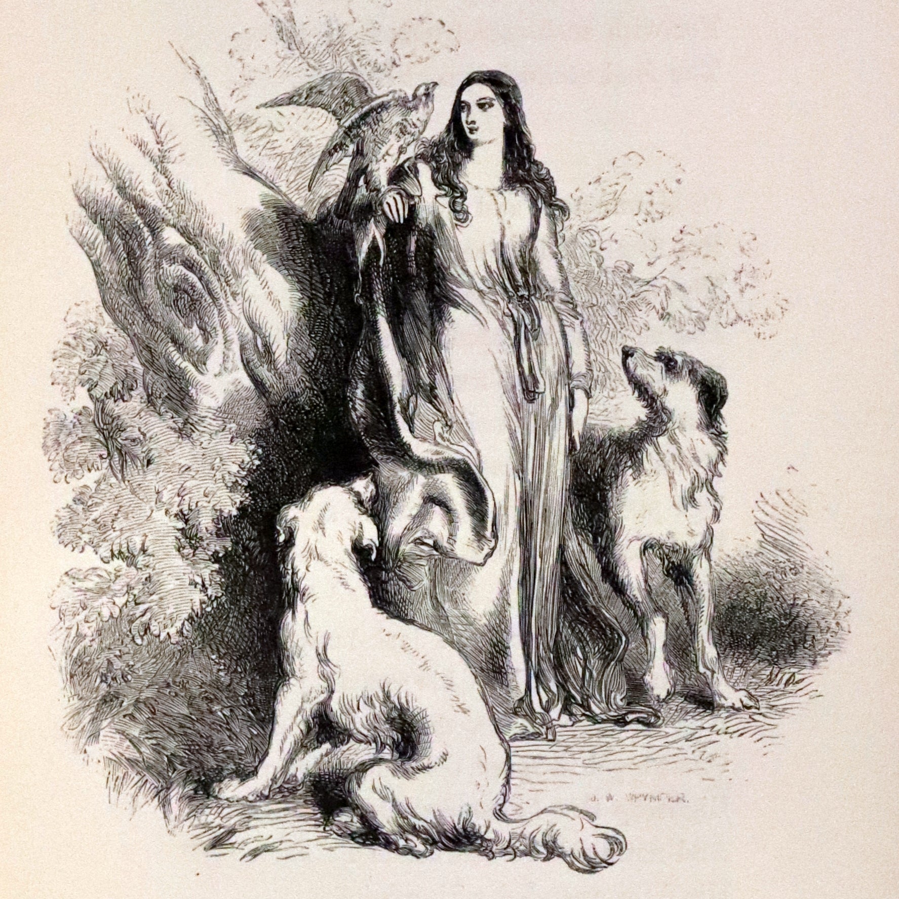 1853 Rare Book ~ Lady of the Lake by Sir Walter Scott, Illustrated by ...
