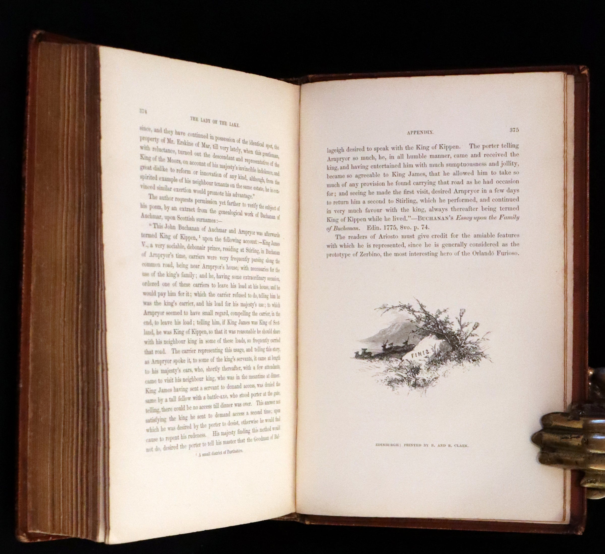 1853 Rare Book ~ Lady of the Lake by Sir Walter Scott, Illustrated by ...
