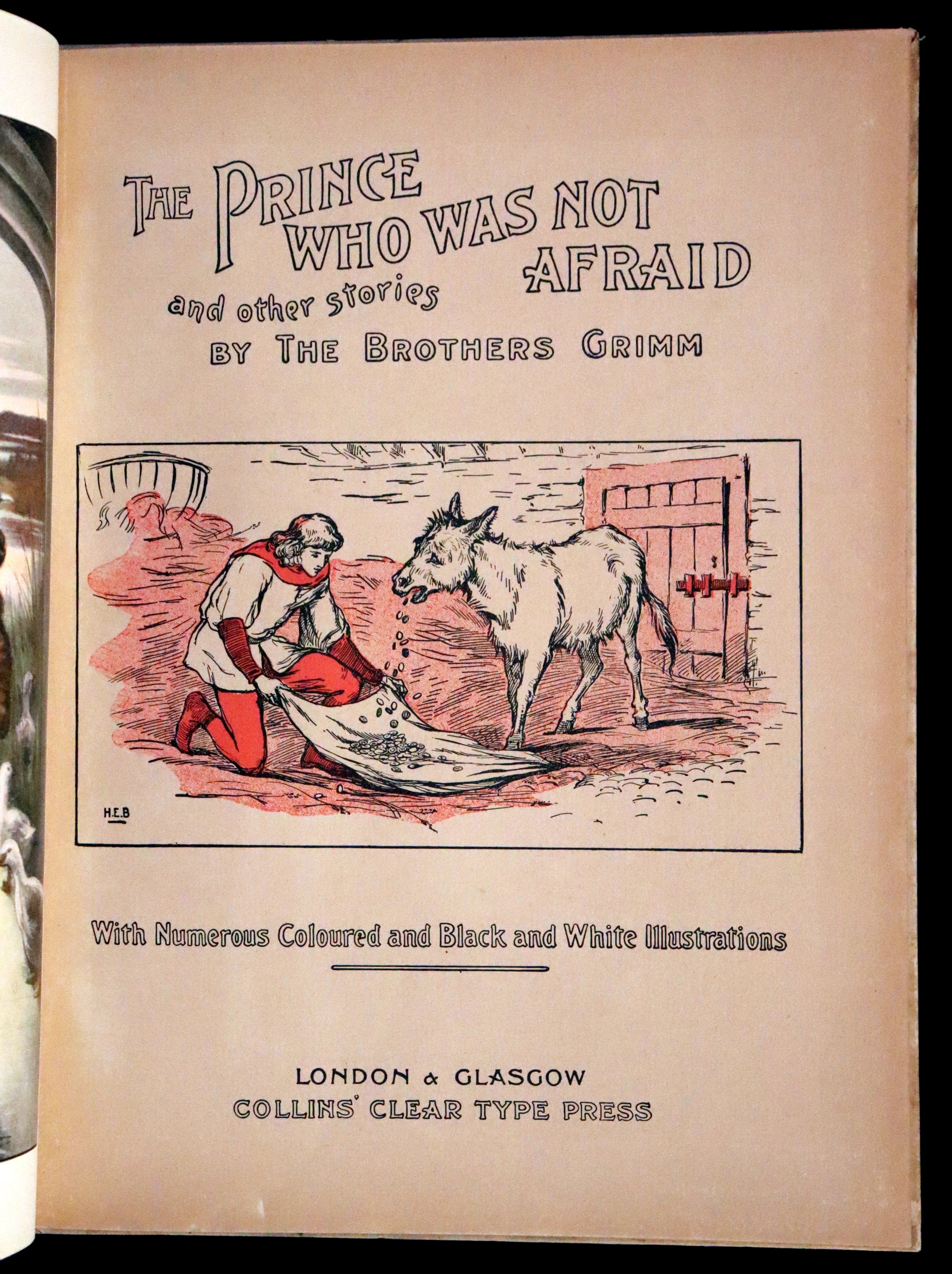 1900 Scarce Edition - The Prince Who Was Not Afraid and Other Grimm's ...