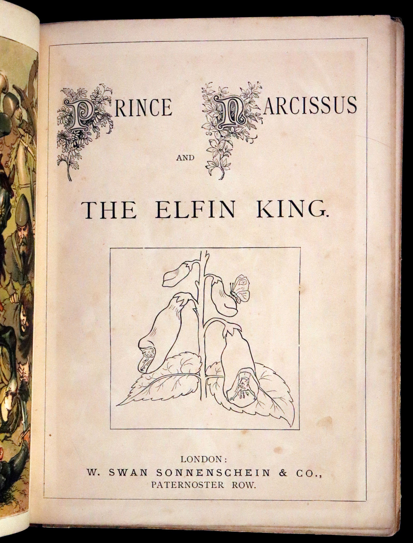 1880 Scarce First Edition Fairy Tale - Prince Narcissus and the Elfin ...