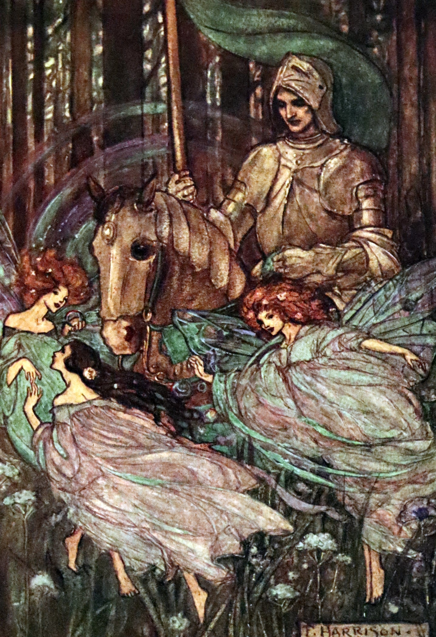 1912 Rare First Edition - Tennyson's Guinevere Illustrated by Pre ...